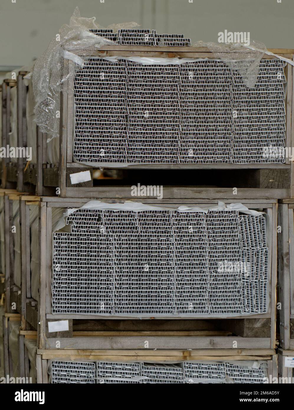 Goods in the warehouse is stocked on pallet Stock Photo - Alamy