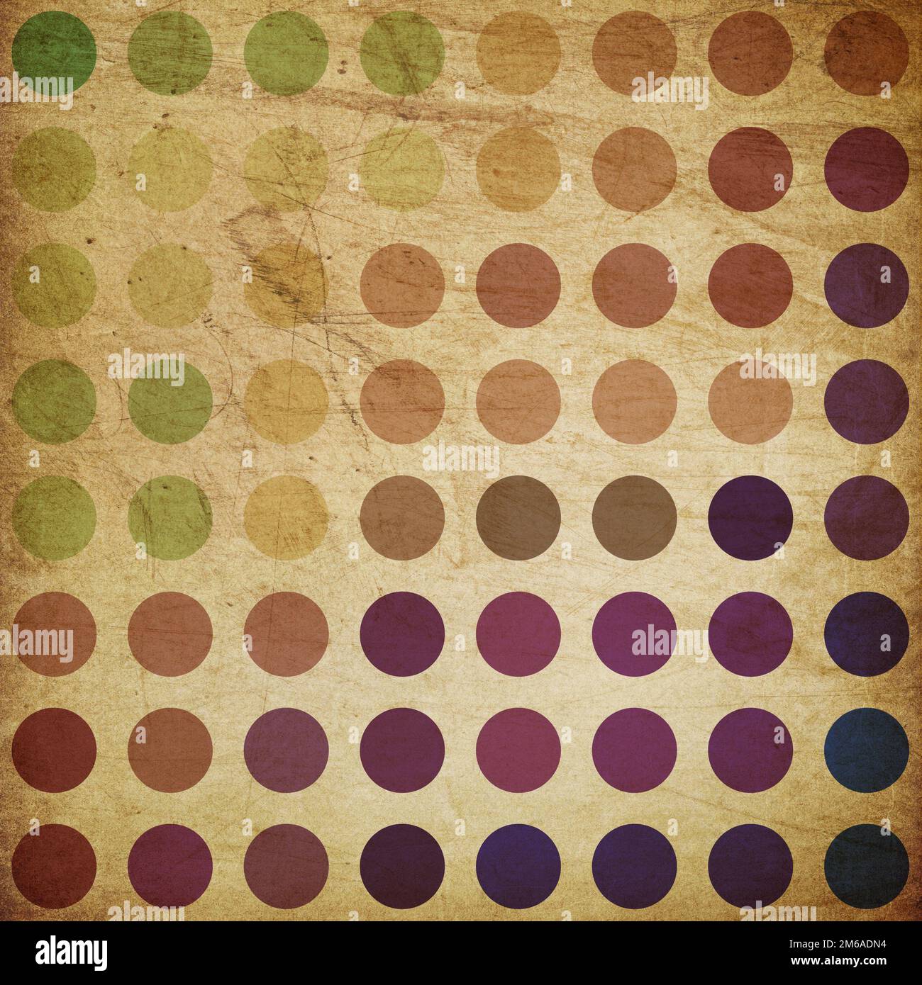 Retro colorful circles background Stock Photo - Alamy