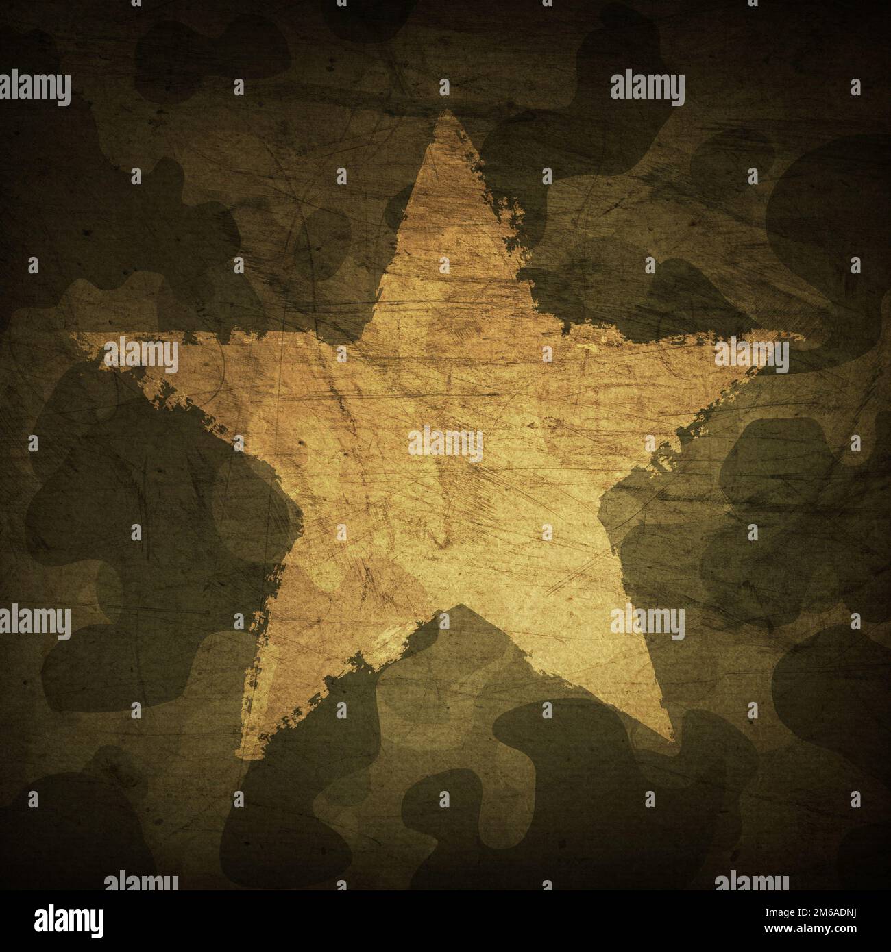 Military camouflage background with grunge star Stock Photo - Alamy