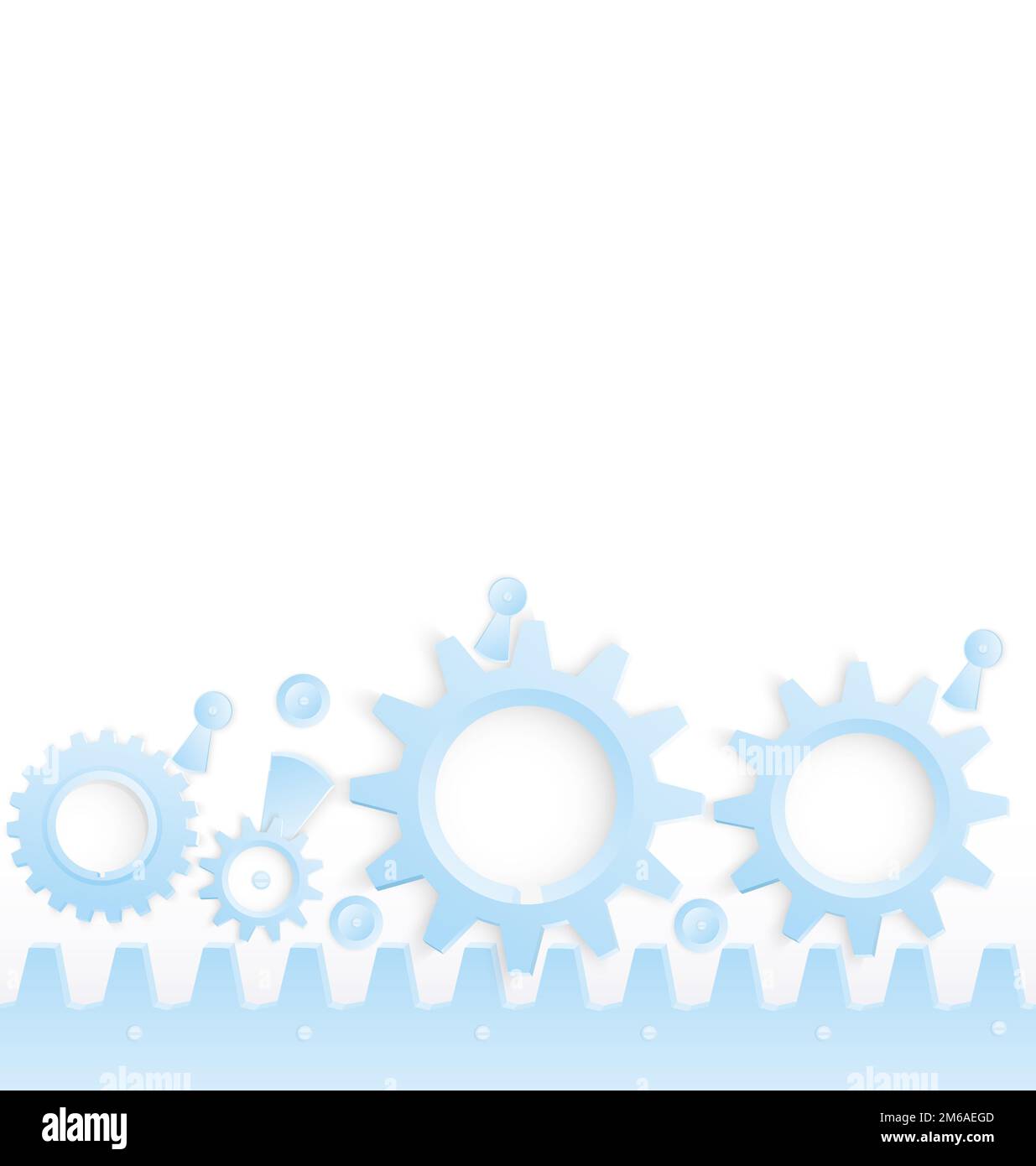 Cog wheels seamless border vector Stock Photo - Alamy