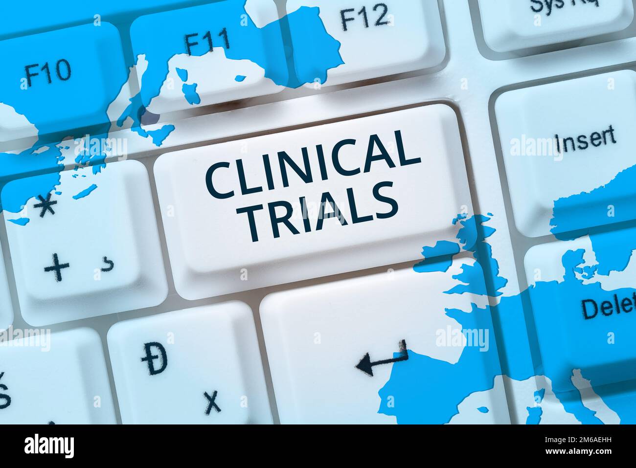 Hand writing sign Clinical Trials. Business idea Research investigation ...