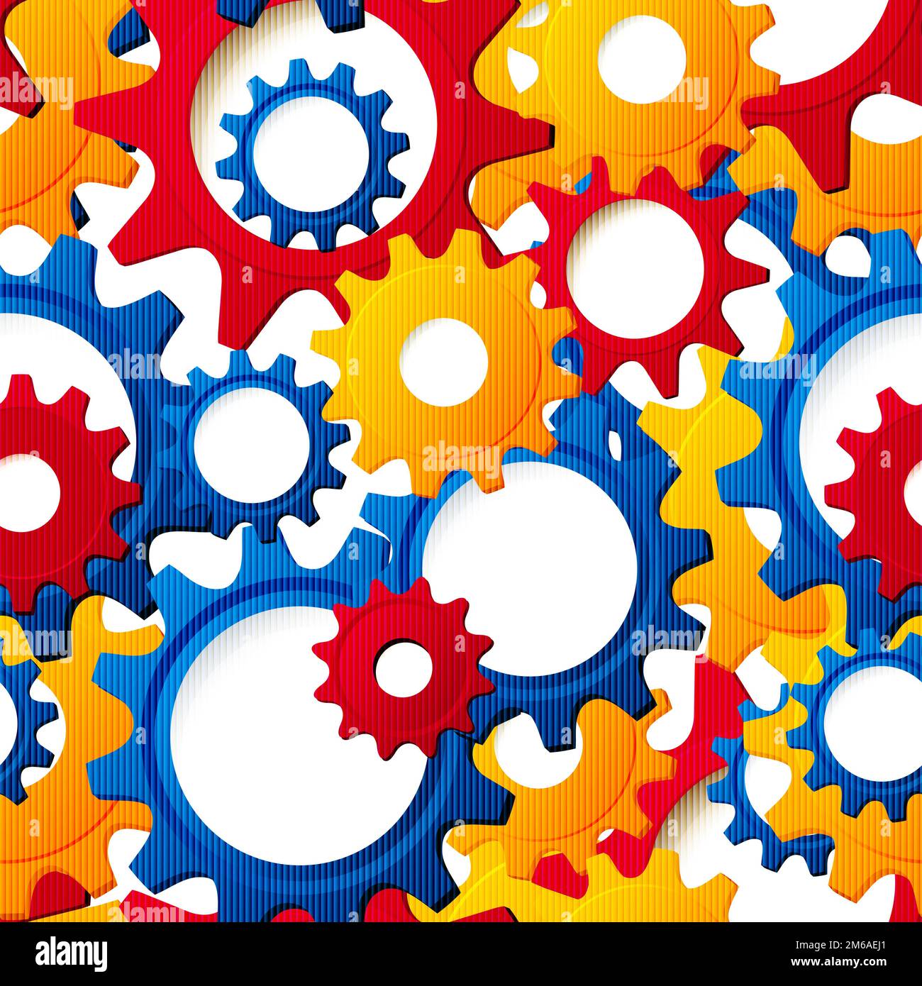 Cog wheels textured seamless vector Stock Photo - Alamy