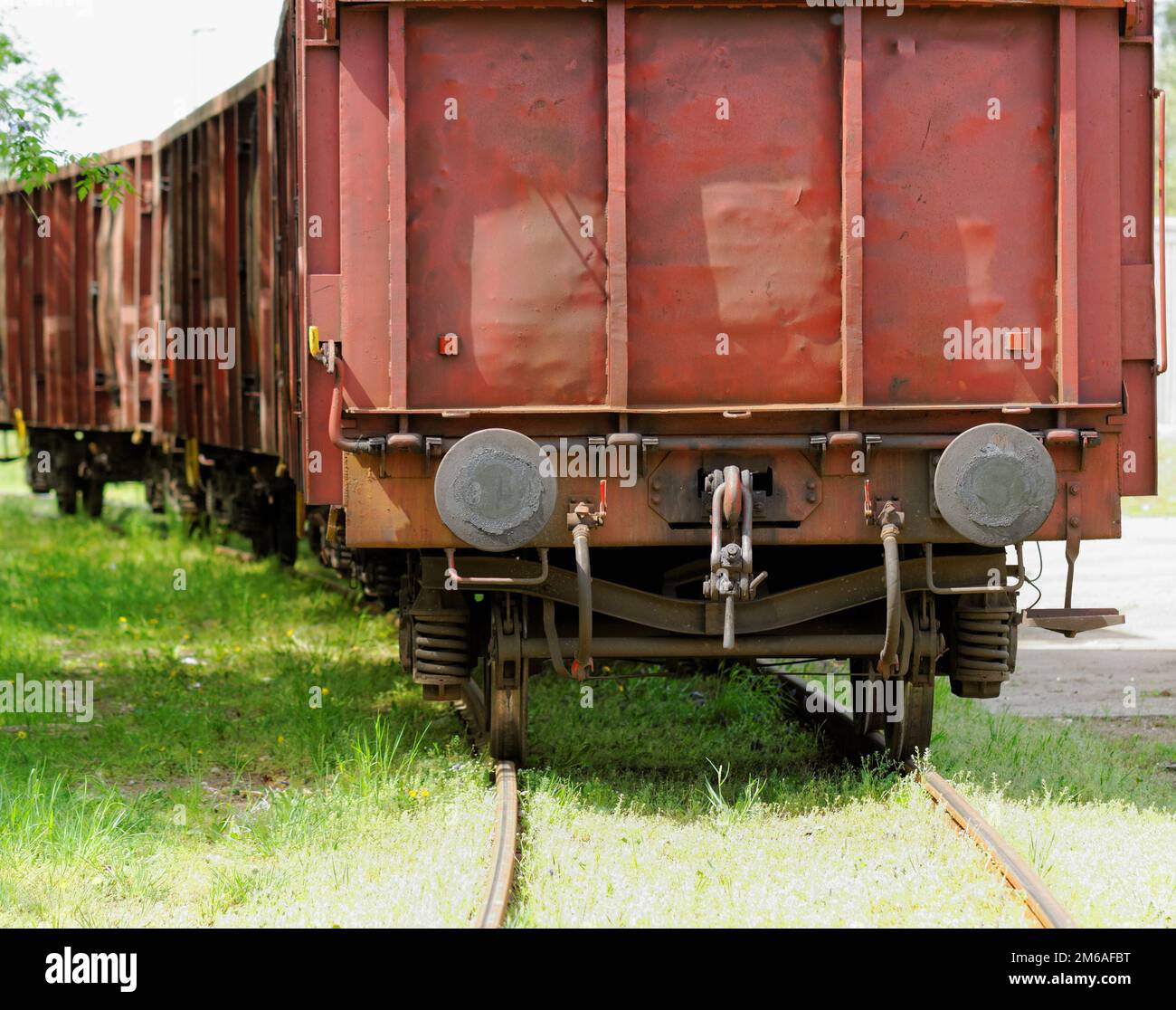 Old locomotive wagon hi-res stock photography and images - Alamy