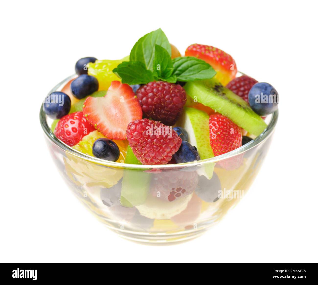 Fruit salad bowl tropical Cut Out Stock Images & Pictures - Alamy