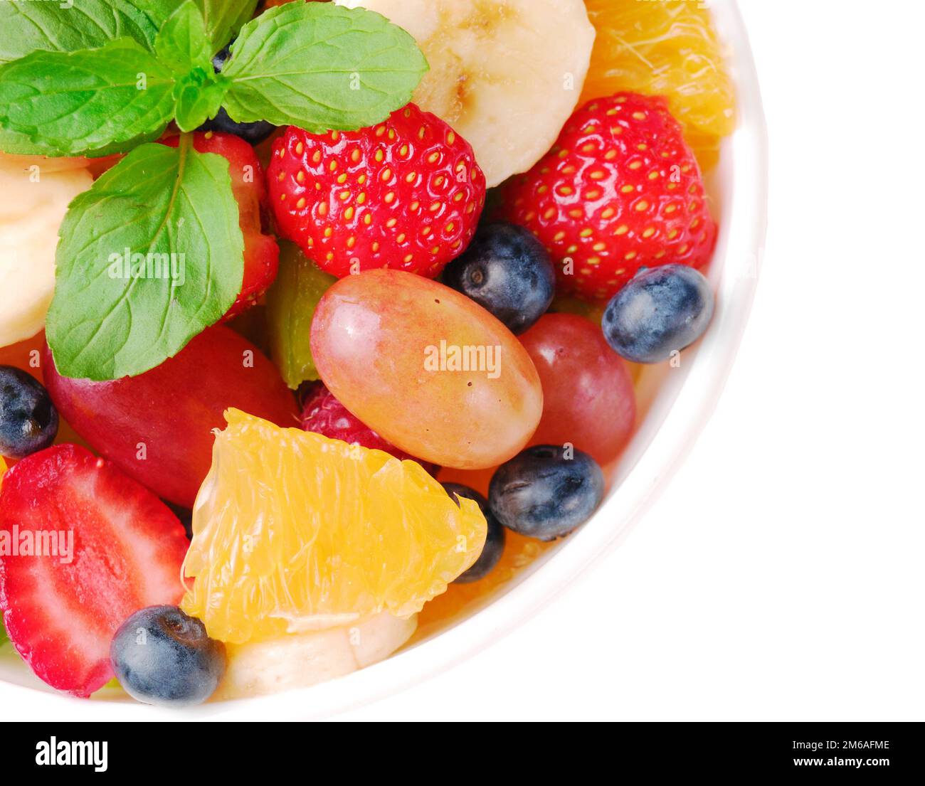 Sweet tasty fruit salad Stock Photo - Alamy