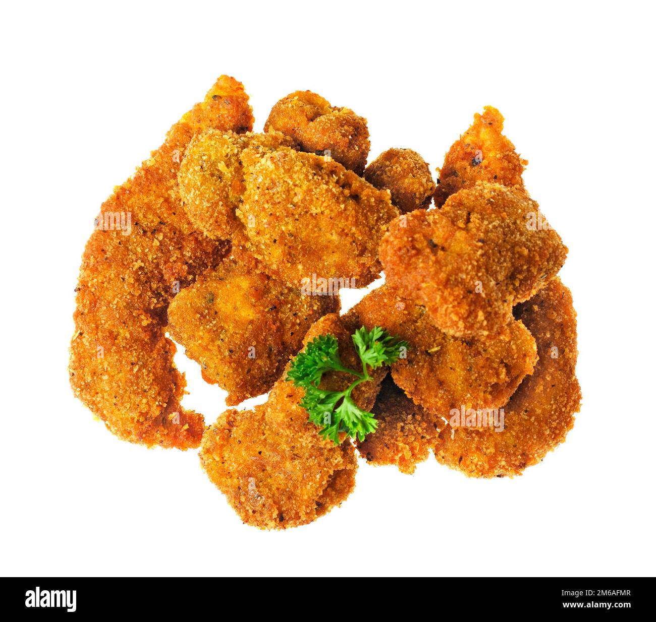 Fried chicken nuggets Stock Photo - Alamy