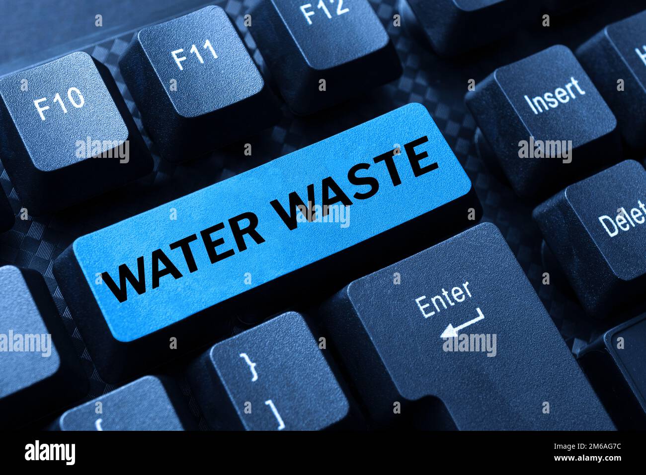 Text showing inspiration Water Waste. Conceptual photo liquid that has ...