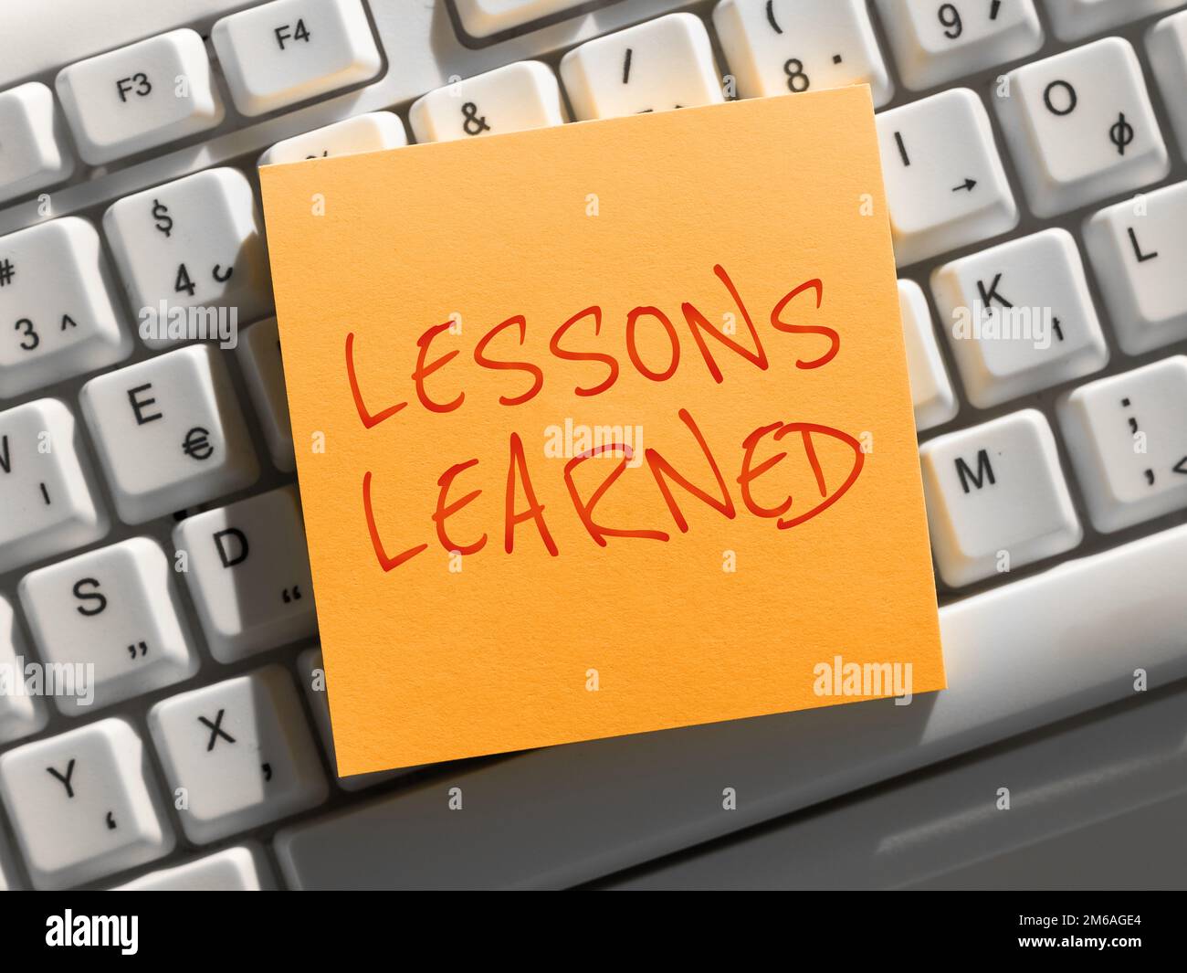 Sign displaying Lessons Learned. Conceptual photo Promote share and use ...