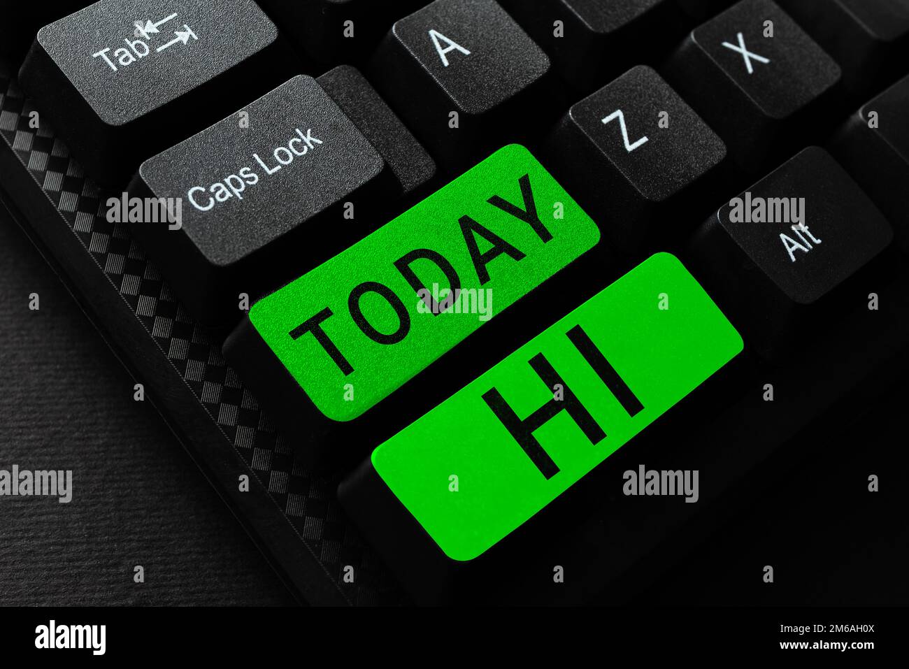 Handwriting text Hi. Business idea used as a greeting or to begin a ...