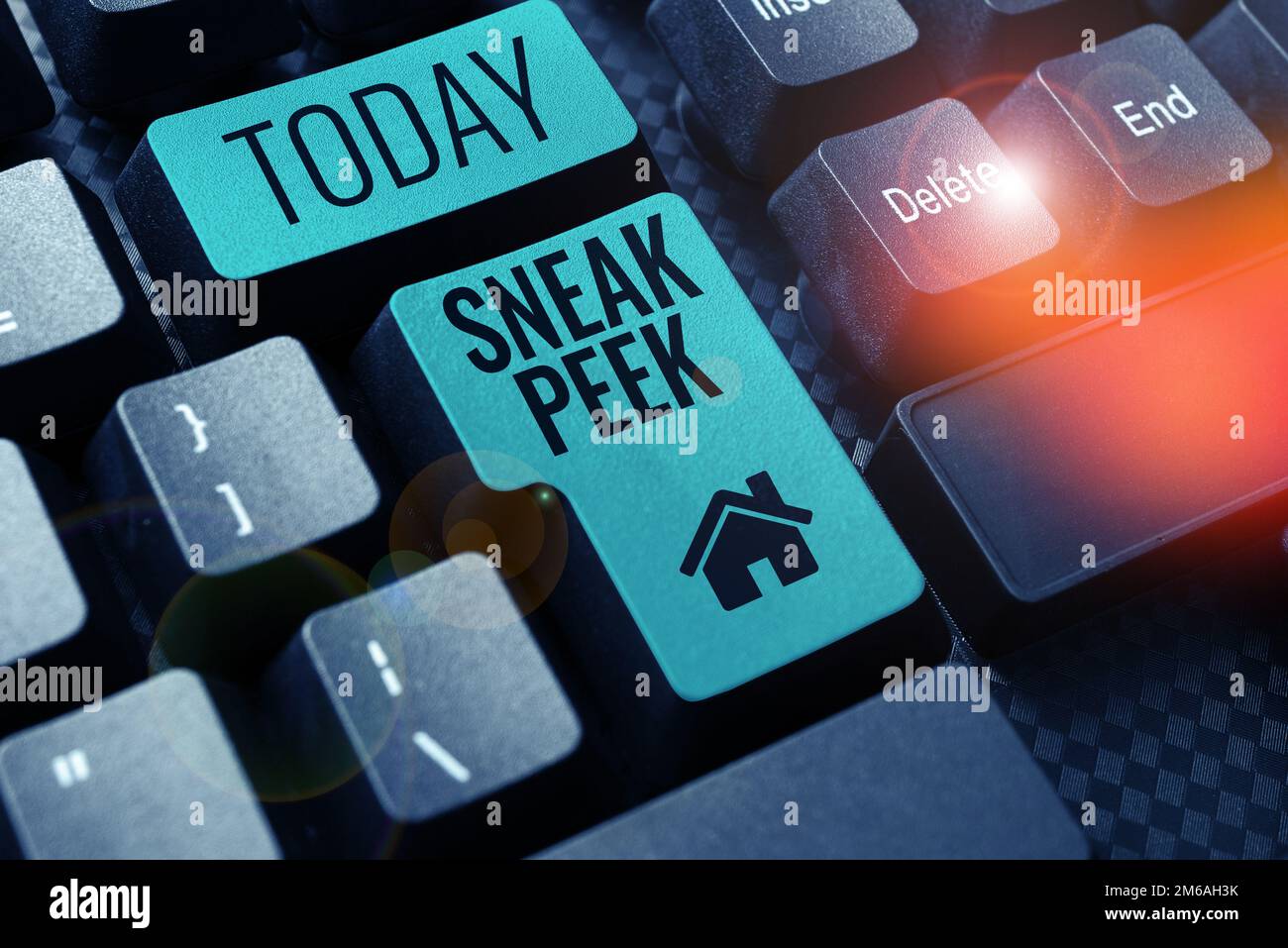 Conceptual display Sneak Peek. Business approach opportunity to see ...