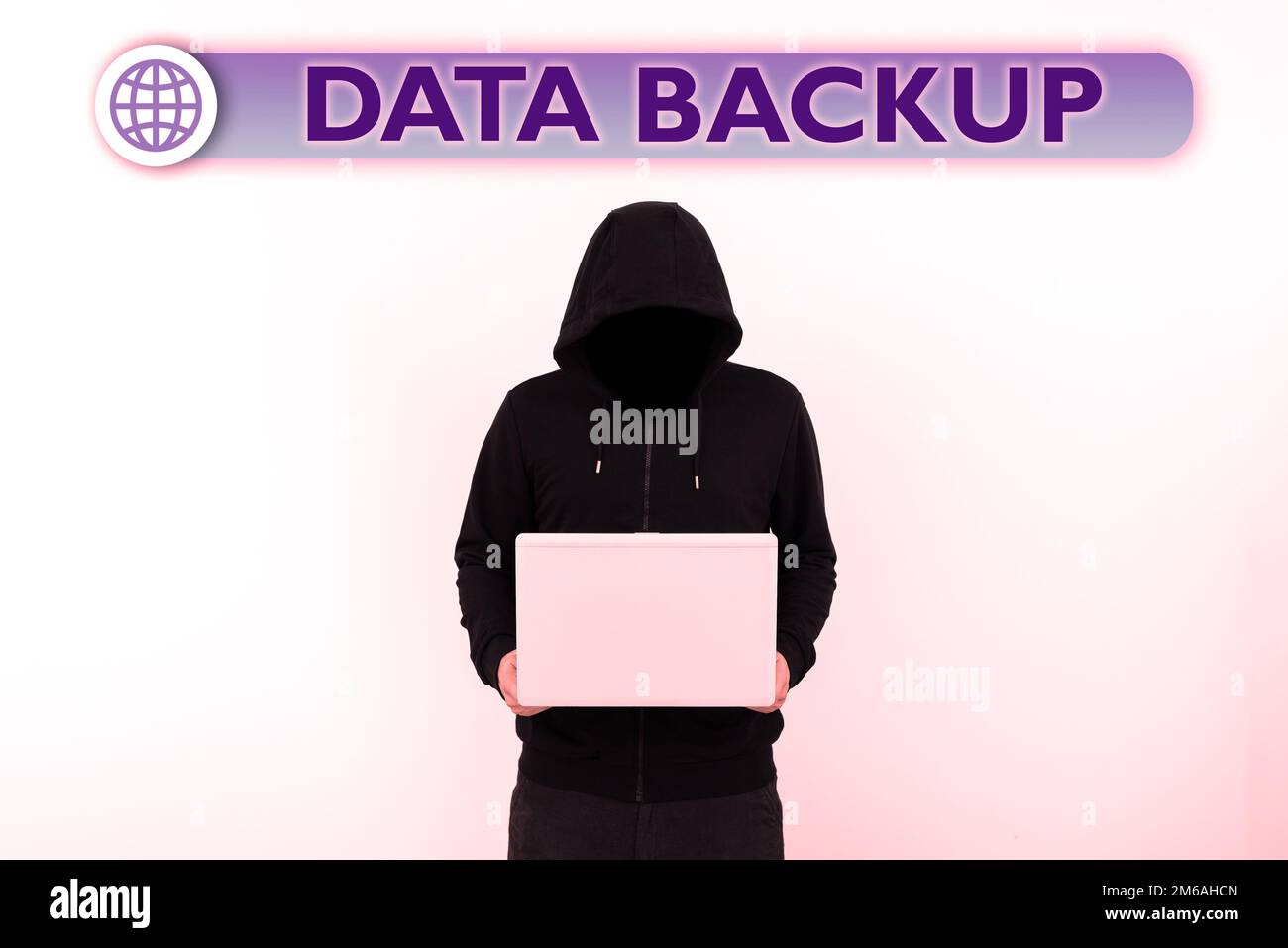 Text sign showing Data Backup, Concept meaning copy of important data that is stored on an ...