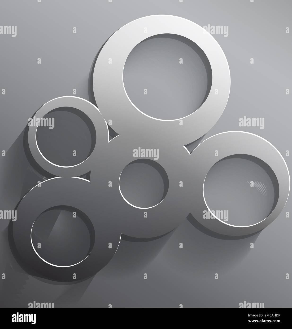 Round 3d steel frame Stock Photo - Alamy