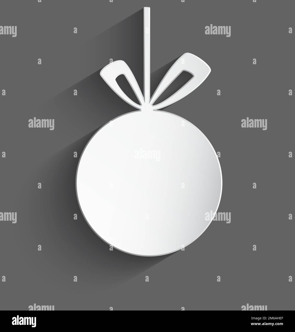 White 3d Christmas ball Stock Photo - Alamy