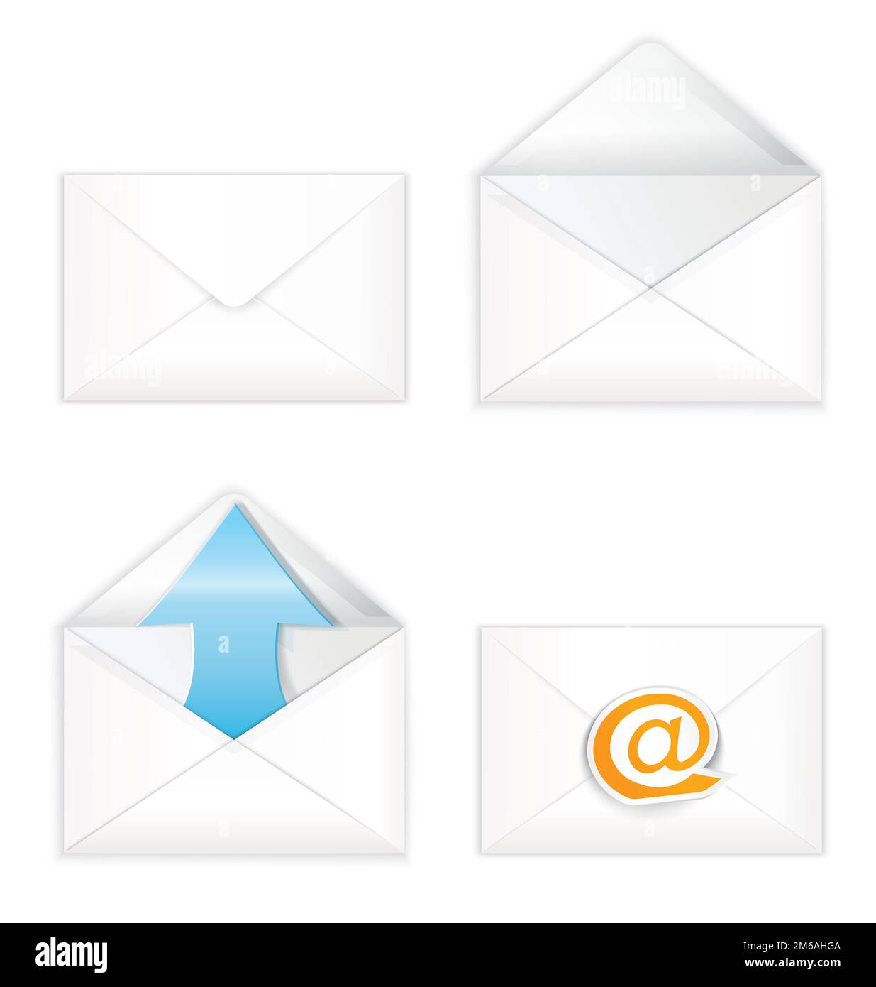 White open closed envelope icon set Stock Photo - Alamy White open closed envelope icon set Stock Photo - Alamy