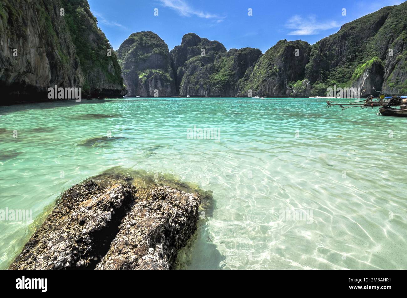 Maya bay, Phi Phi Leh island,Thailand , Asia Stock Photo - Alamy