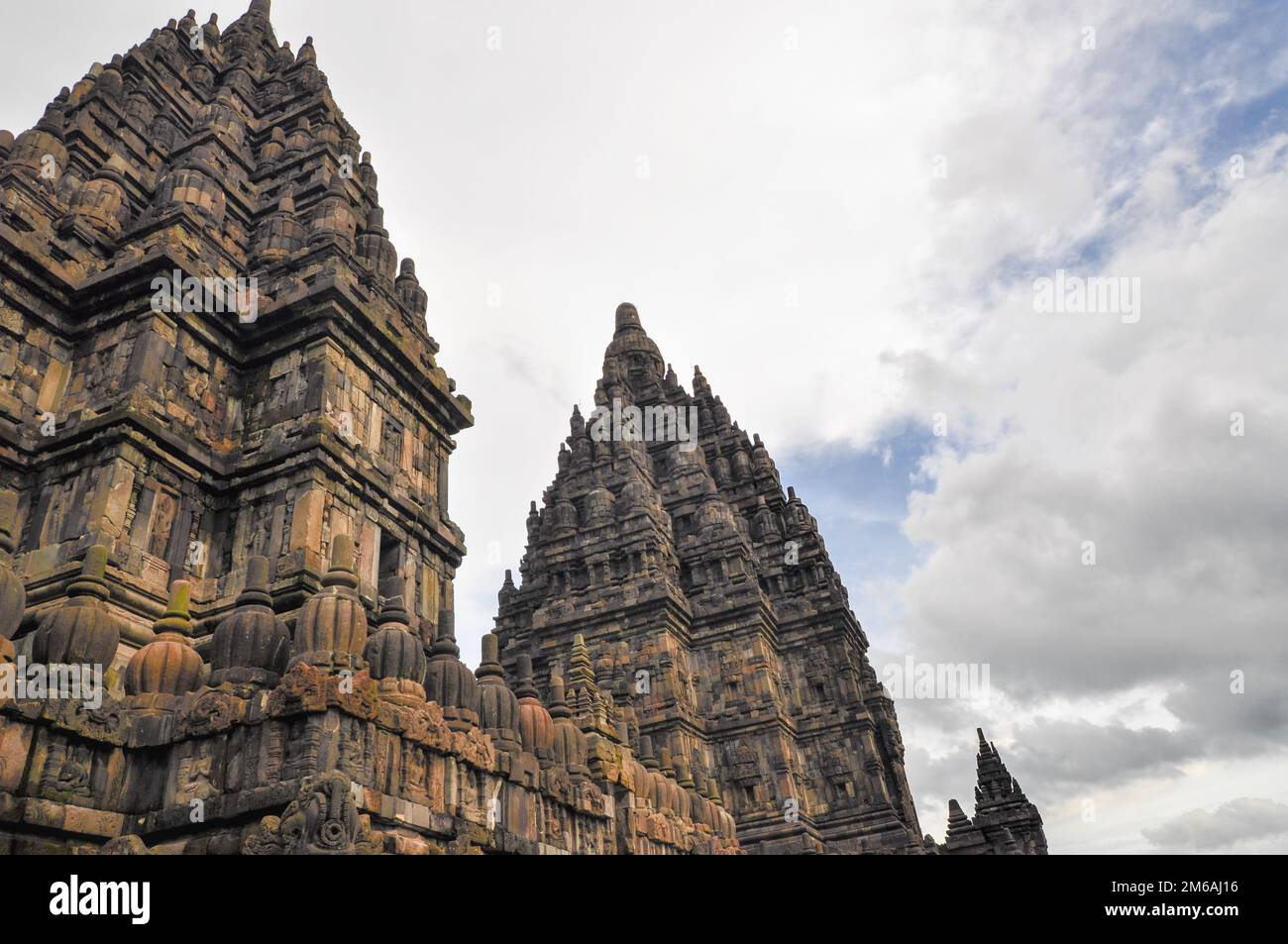 Hindu temple Prombanan complex in Yogjakarta in Java Stock Photo - Alamy