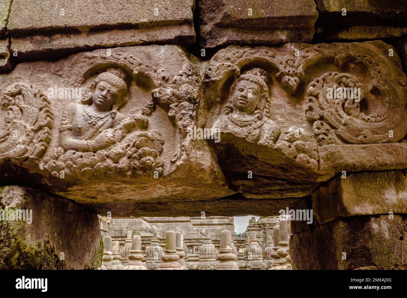 Hindu temple freske prombanan complex in yogjakarta in java hi-res ...