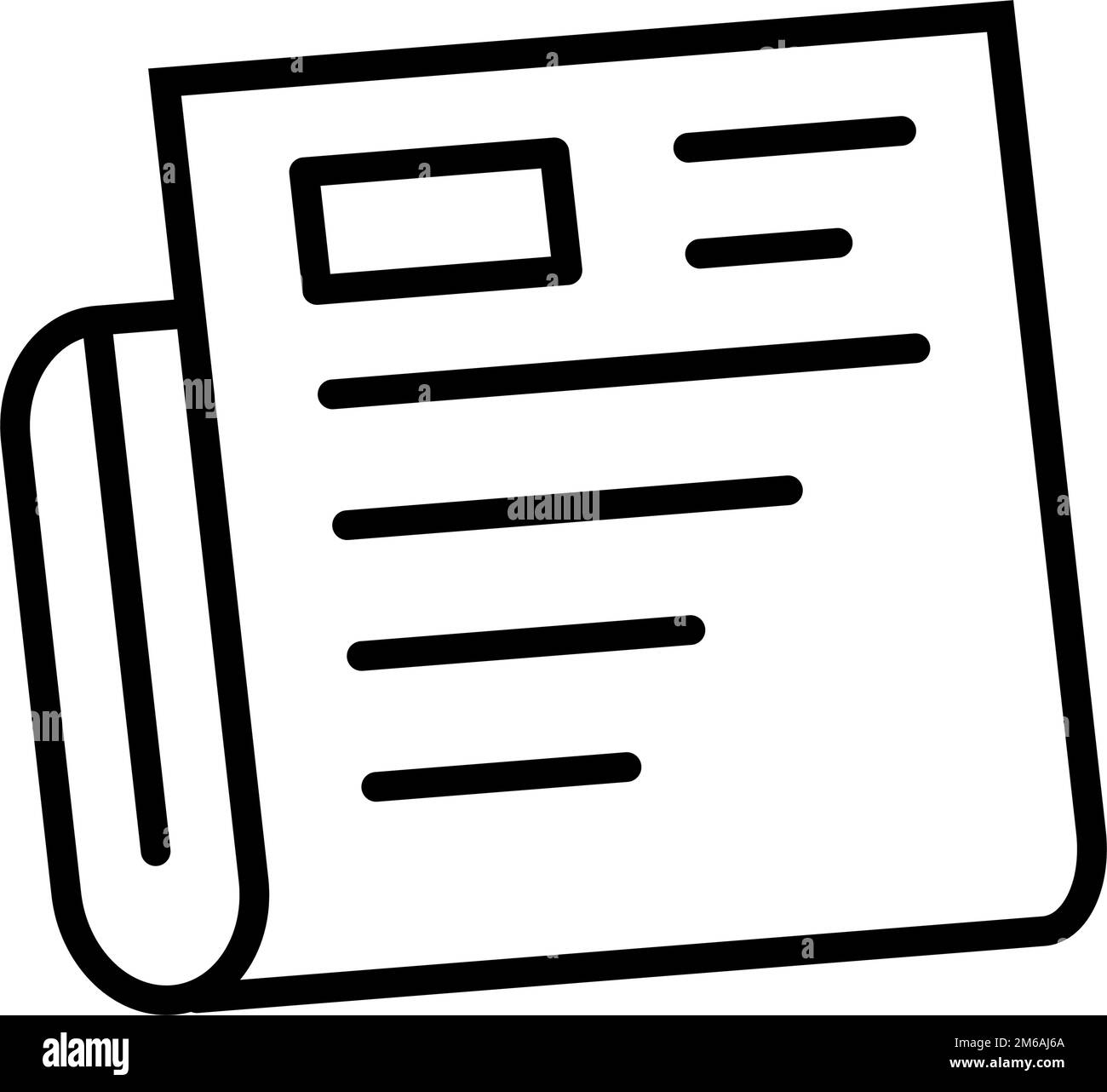 Icon magazine journal Stock Vector Images - Alamy