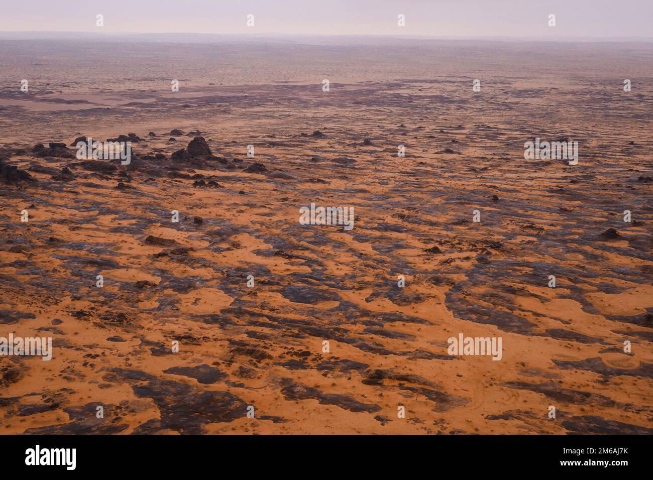 Landscape during the Stage 3 of the Dakar 2023 between Al-'Ula and Haïl ...