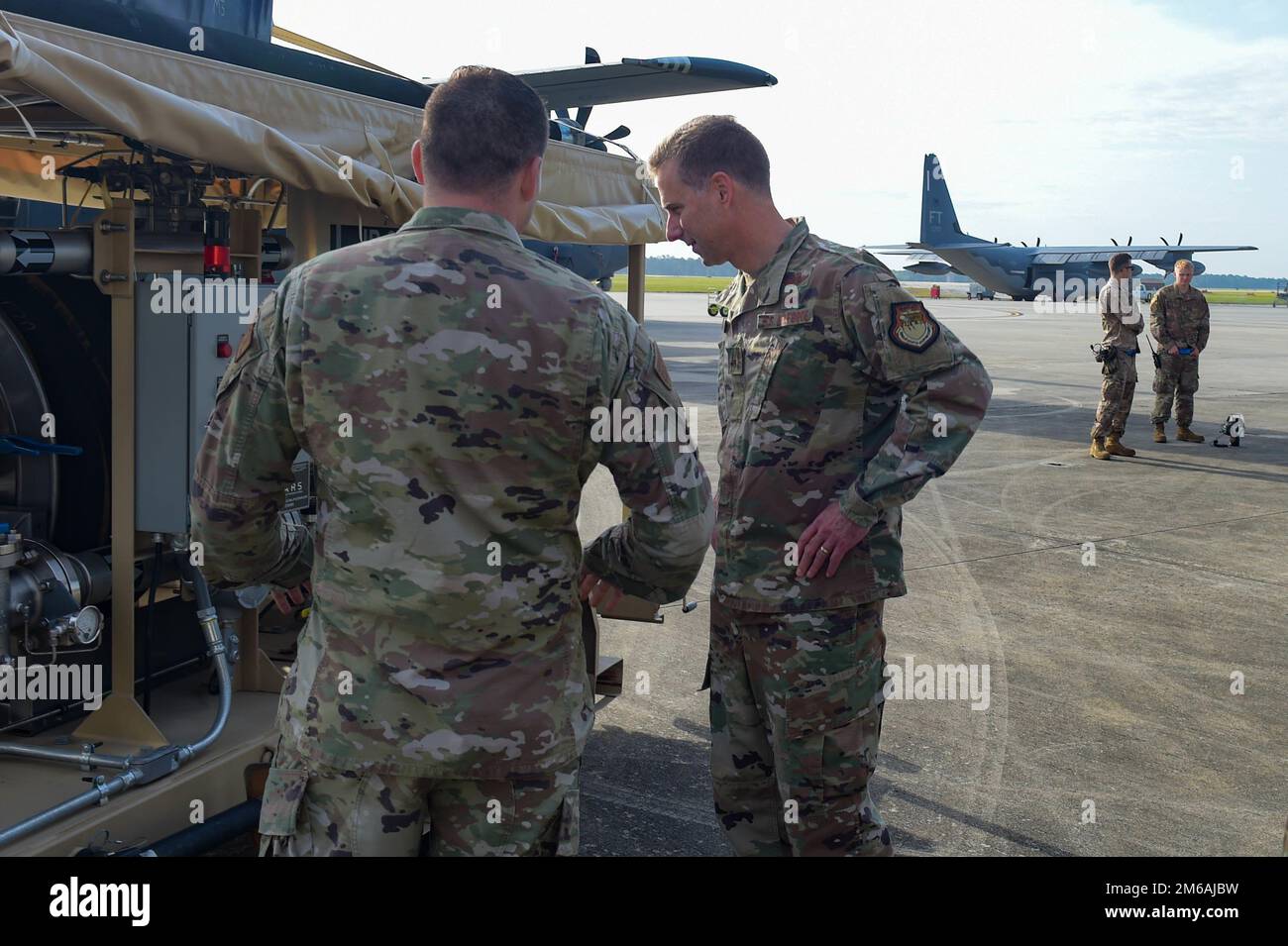 U.S. Air Force Brig. Gen. David Mineau, 15th Air Force vice commander ...