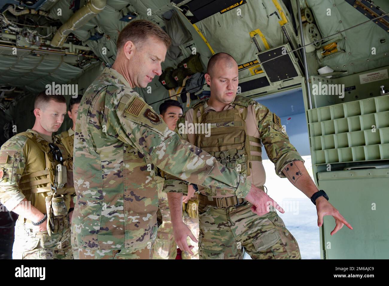 U.S. Air Force Brig. Gen. David Mineau, 15th Air Force vice commander ...