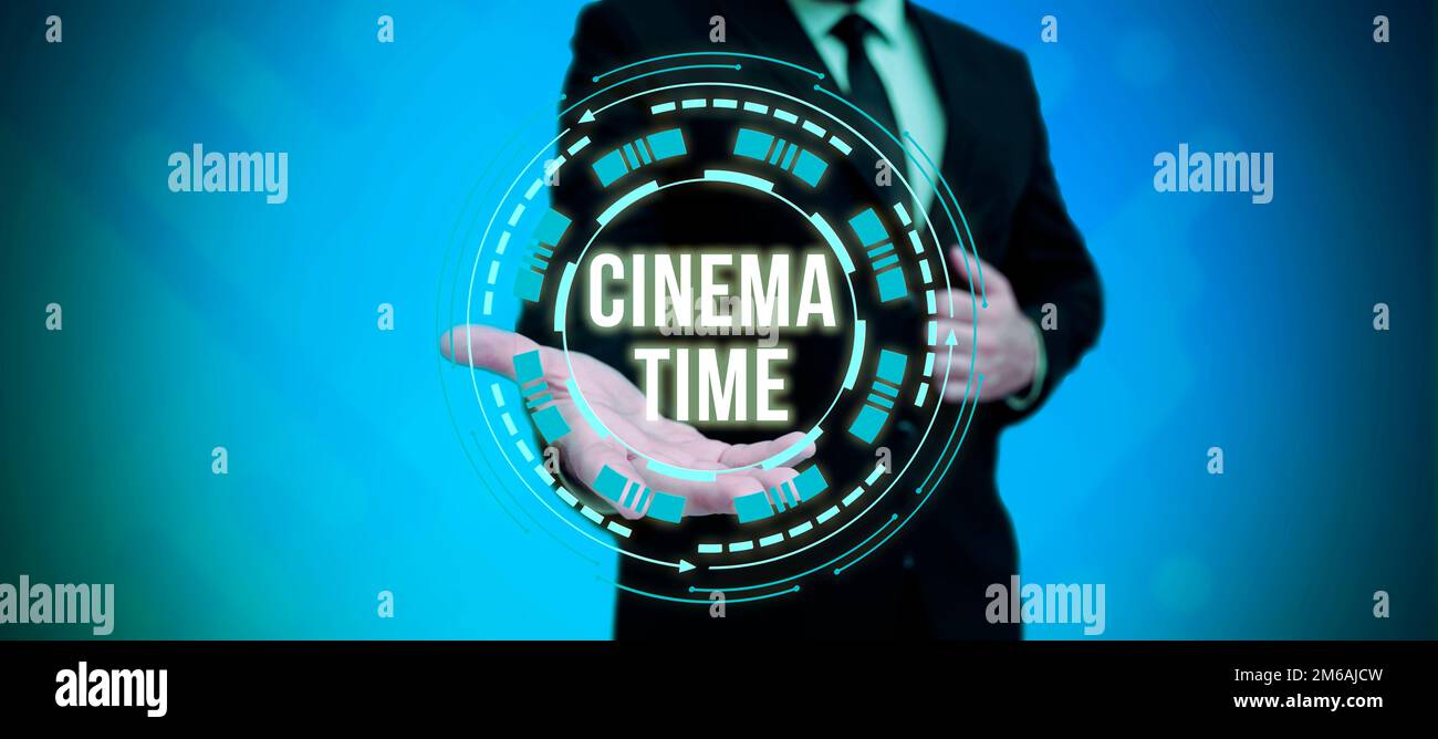 Movie clapper text time hi-res stock photography and images - Alamy