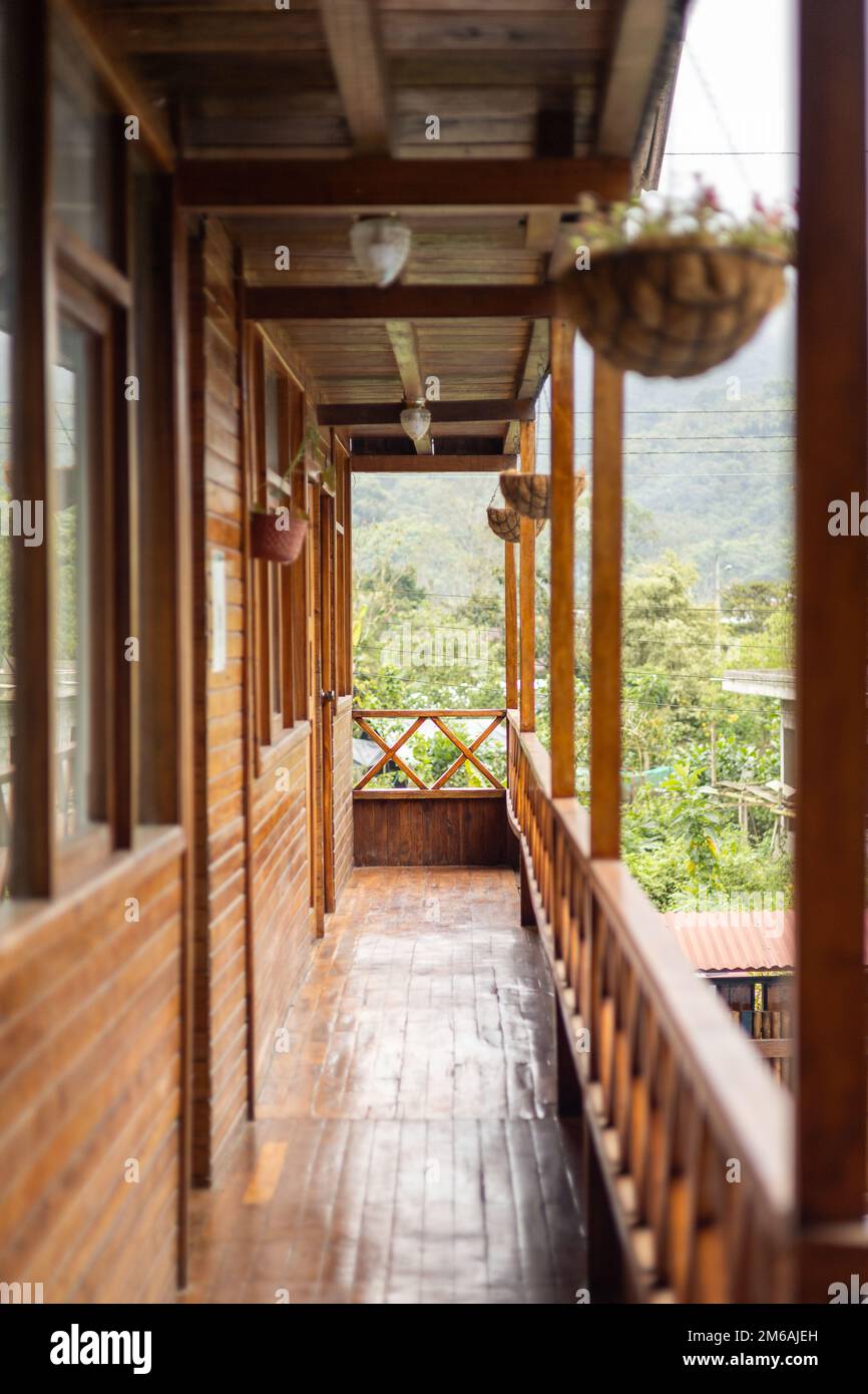 balcony of a hotel during the day, architecture and interior decoration ...