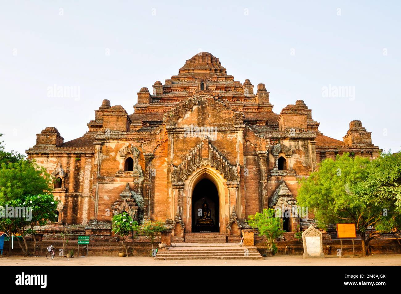 Ancient temple in Bagan after sunset , Myanmar Stock Photo - Alamy
