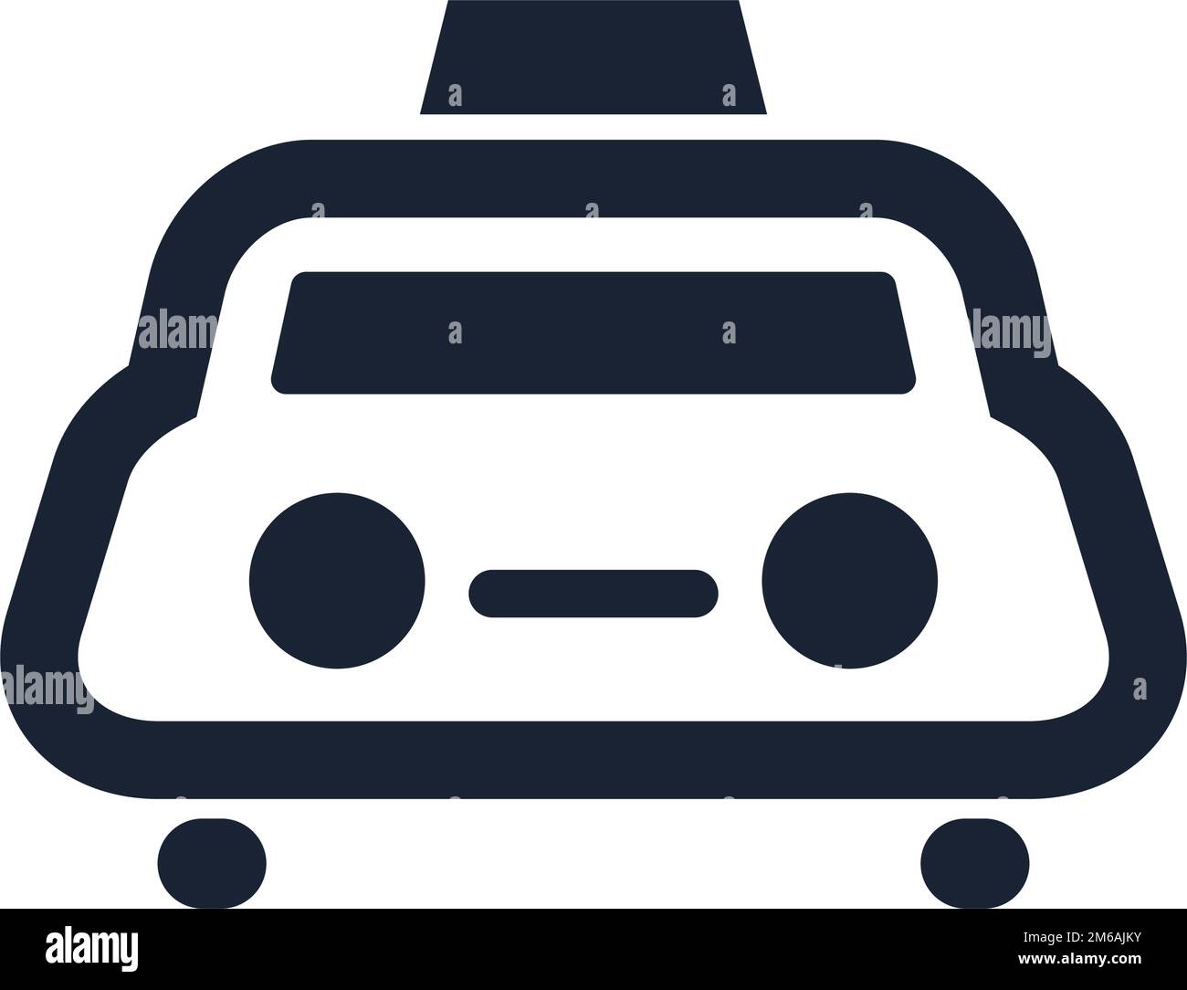 Cute cab icon. Taxi icon. Editable vector Stock Vector Image & Art - Alamy