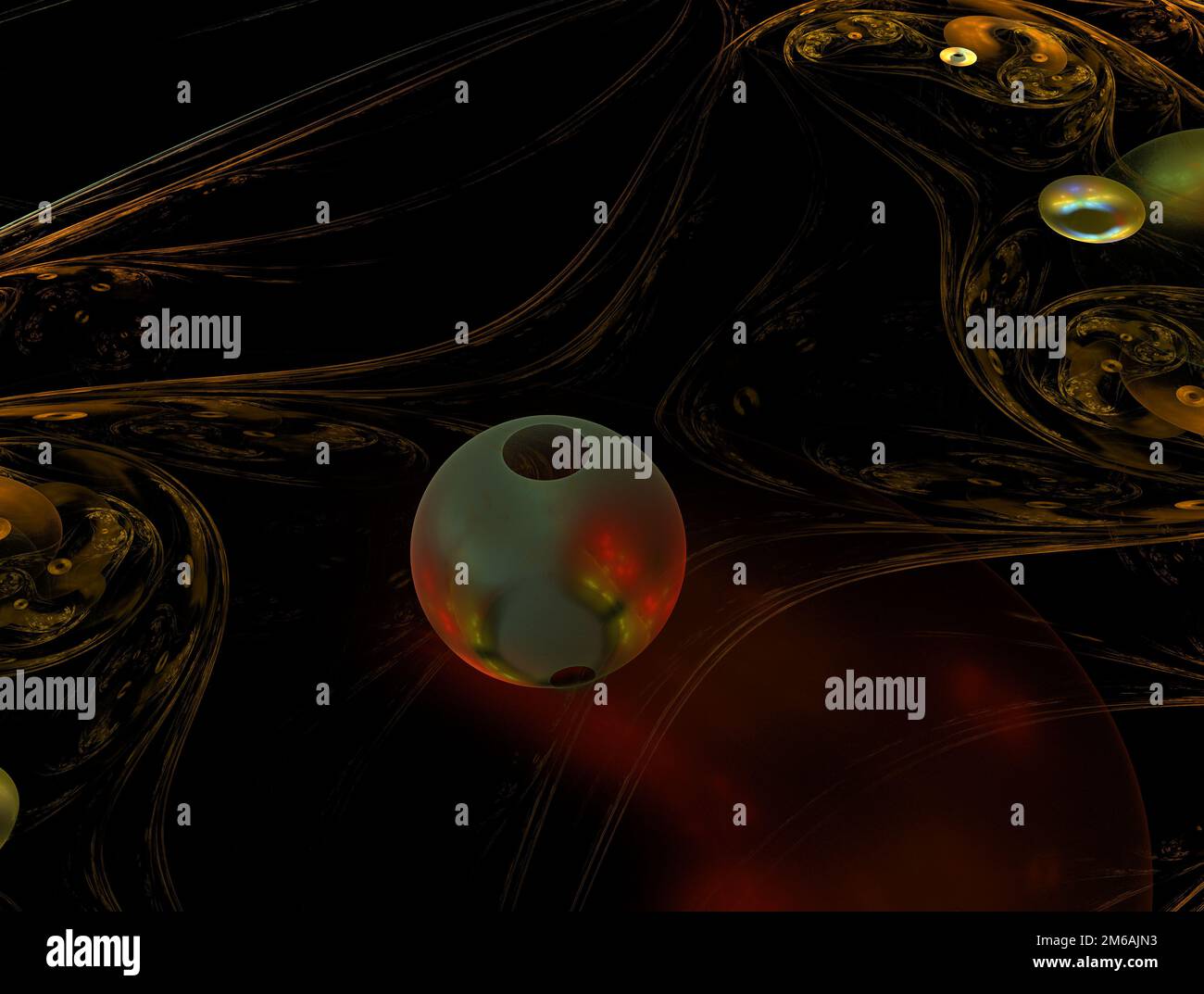 Imaginatory lush fractal texture image abstract background Stock Photo ...