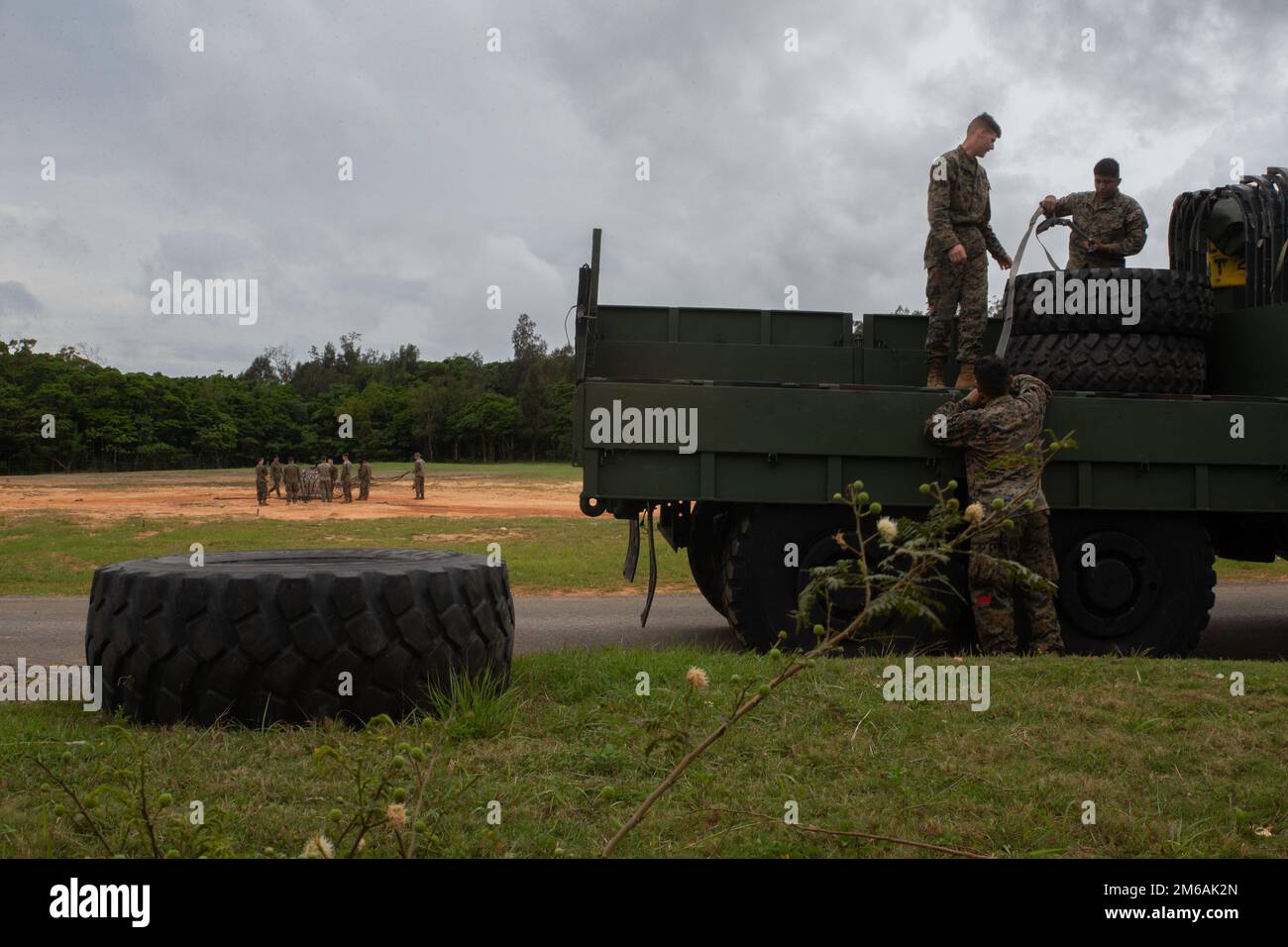 U.S. Marines with Combat Logistics Battalion 31, 31st Marine ...