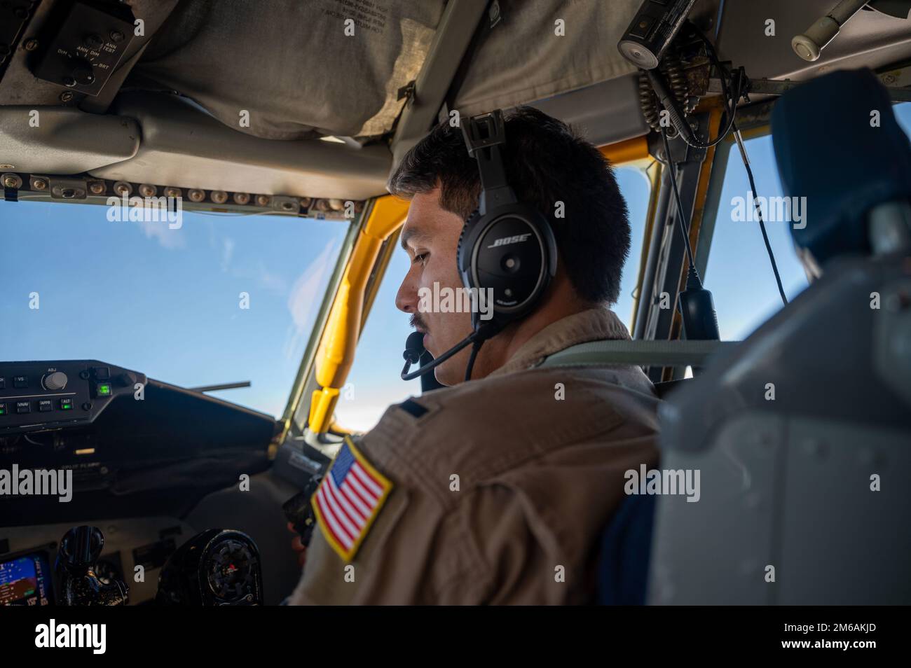 U.S. Air Force 1st Lt. Jack Matson, KC-135 Stratotanker pilot, assigned ...