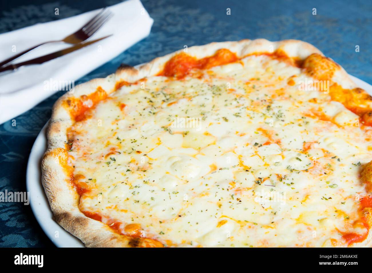 Margherita Pizza. Neapolitan pizza made with San Marzano tomatoes ...