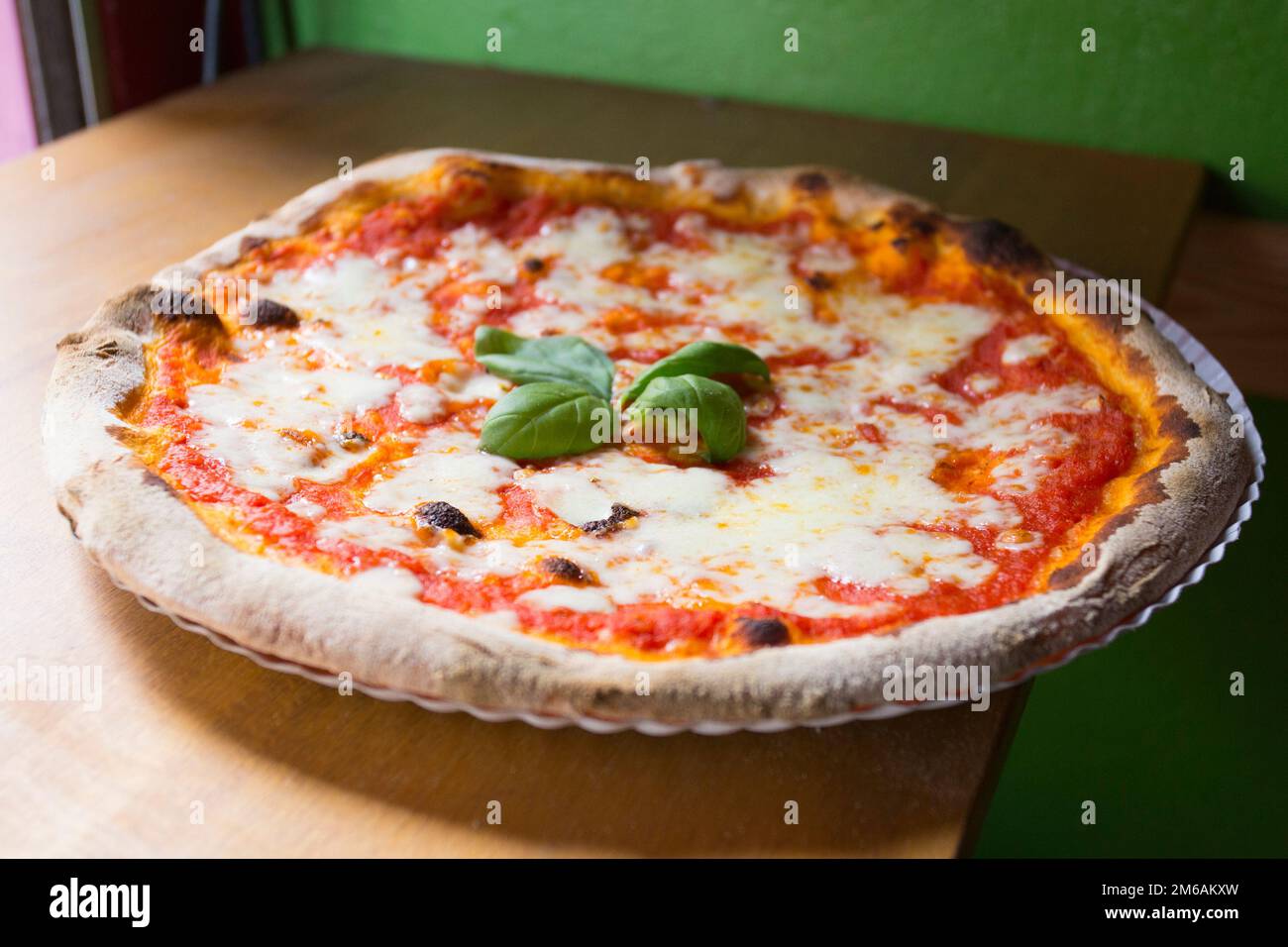 Margherita Pizza. Neapolitan pizza made with San Marzano tomatoes ...