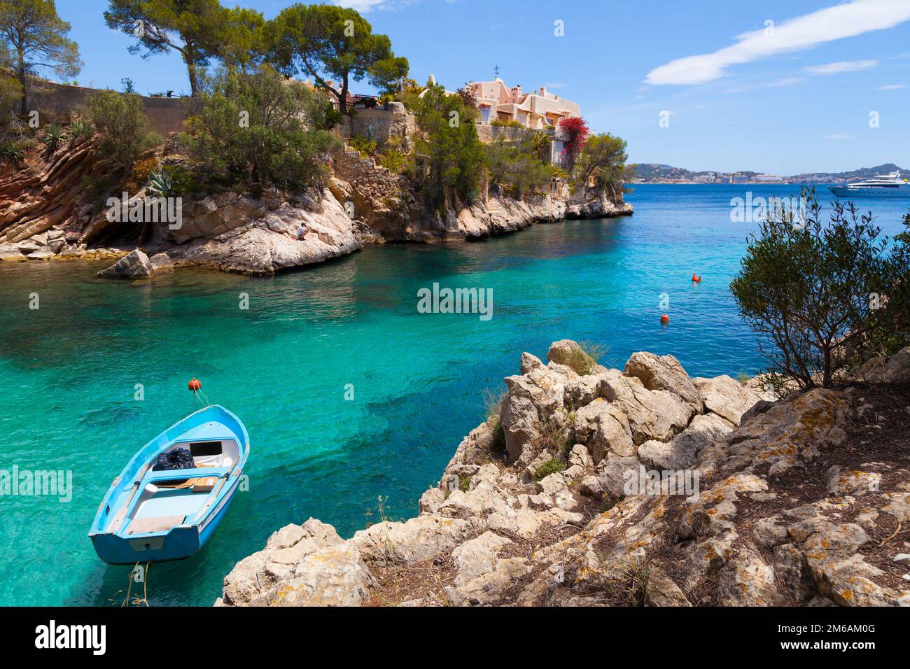 Cala Fornells View in Paguera, Majorca Stock Photo - Alamy