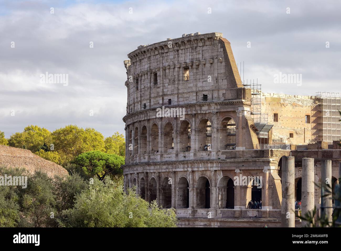 Ancient Remains in Rome, Italy. Colosseum Stock Photo - Alamy