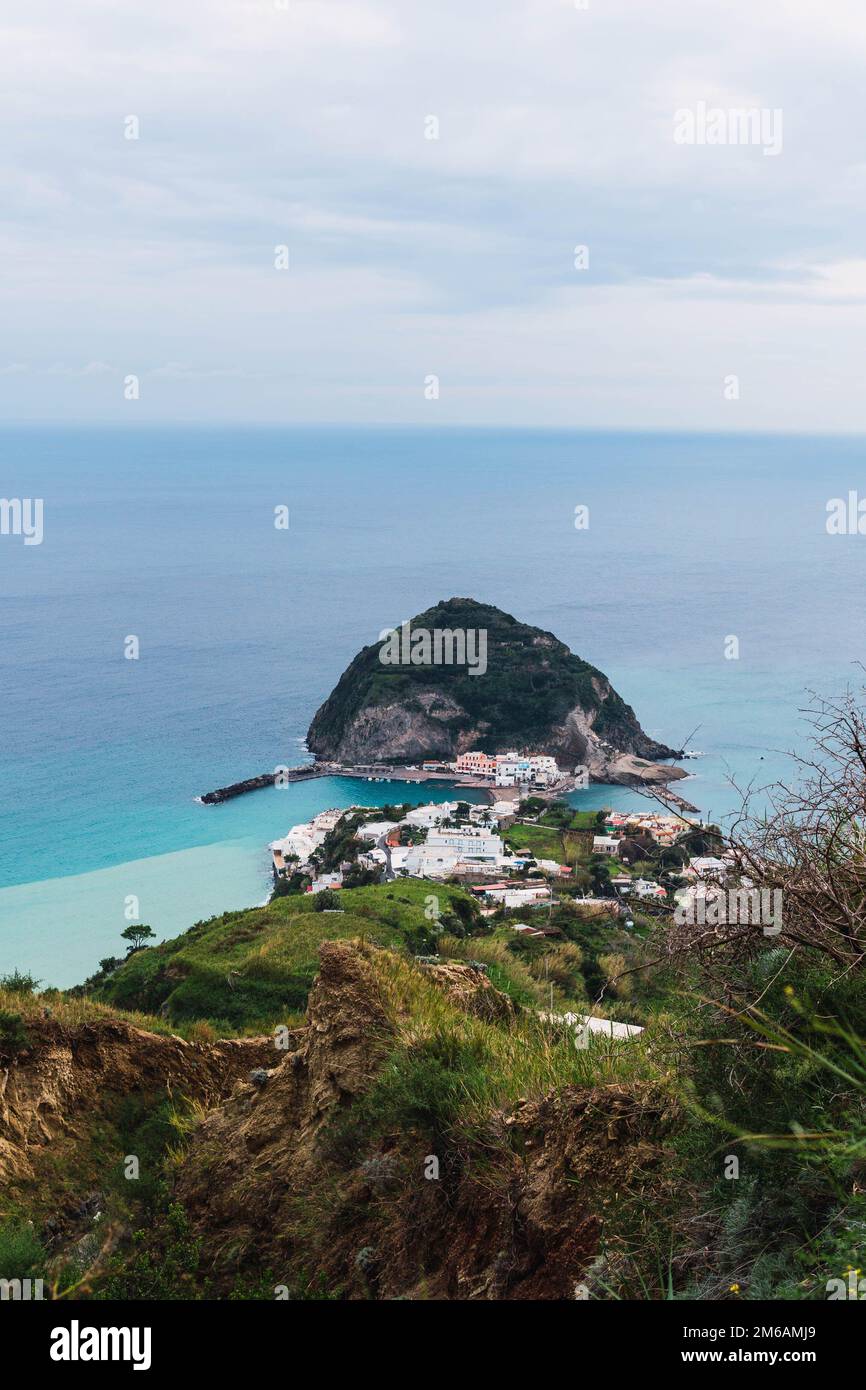 mountains off the coast of the island of ischia Stock Photo - Alamy
