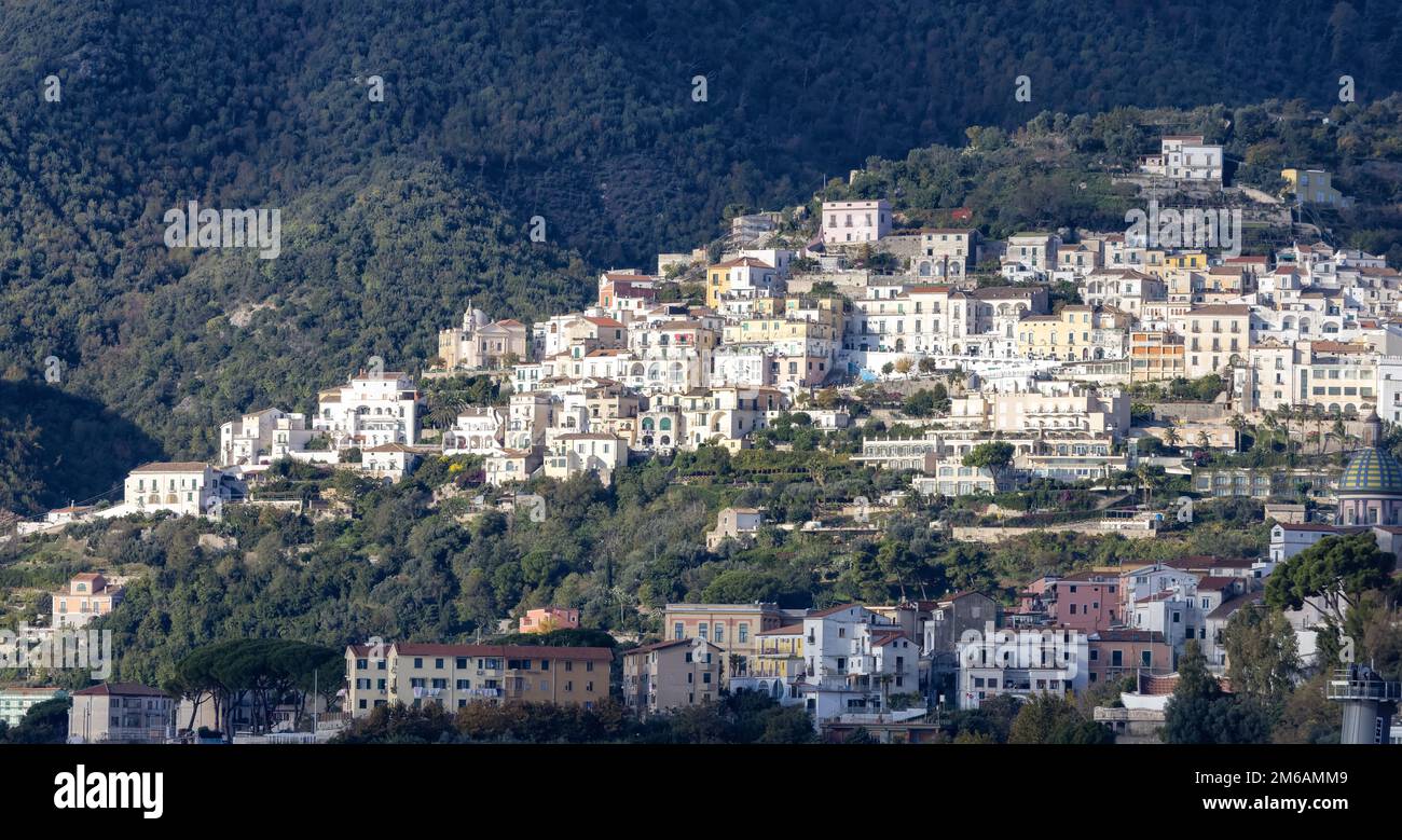 Port, Marina and City by the Sea. Salerno, Italy Stock Photo - Alamy