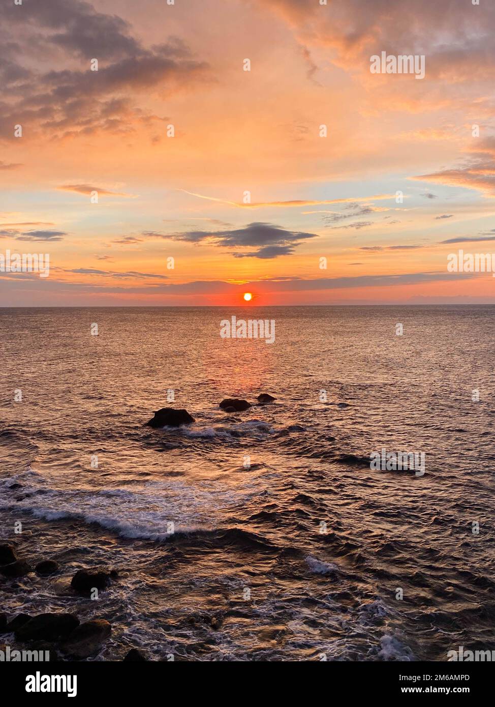 Amalfi sea sunset hi-res stock photography and images - Alamy