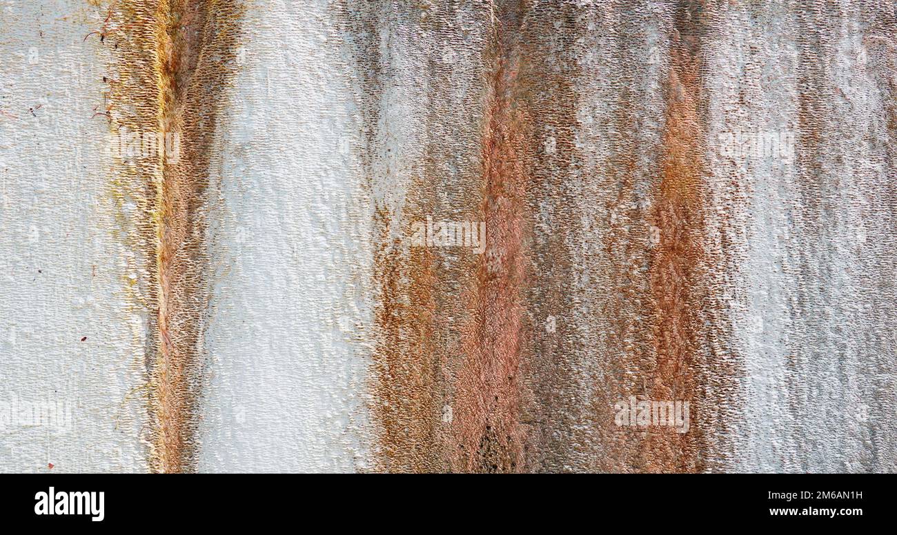 Grunge Old Rusty Painted Stone Texture Wall Background with streaks and ...