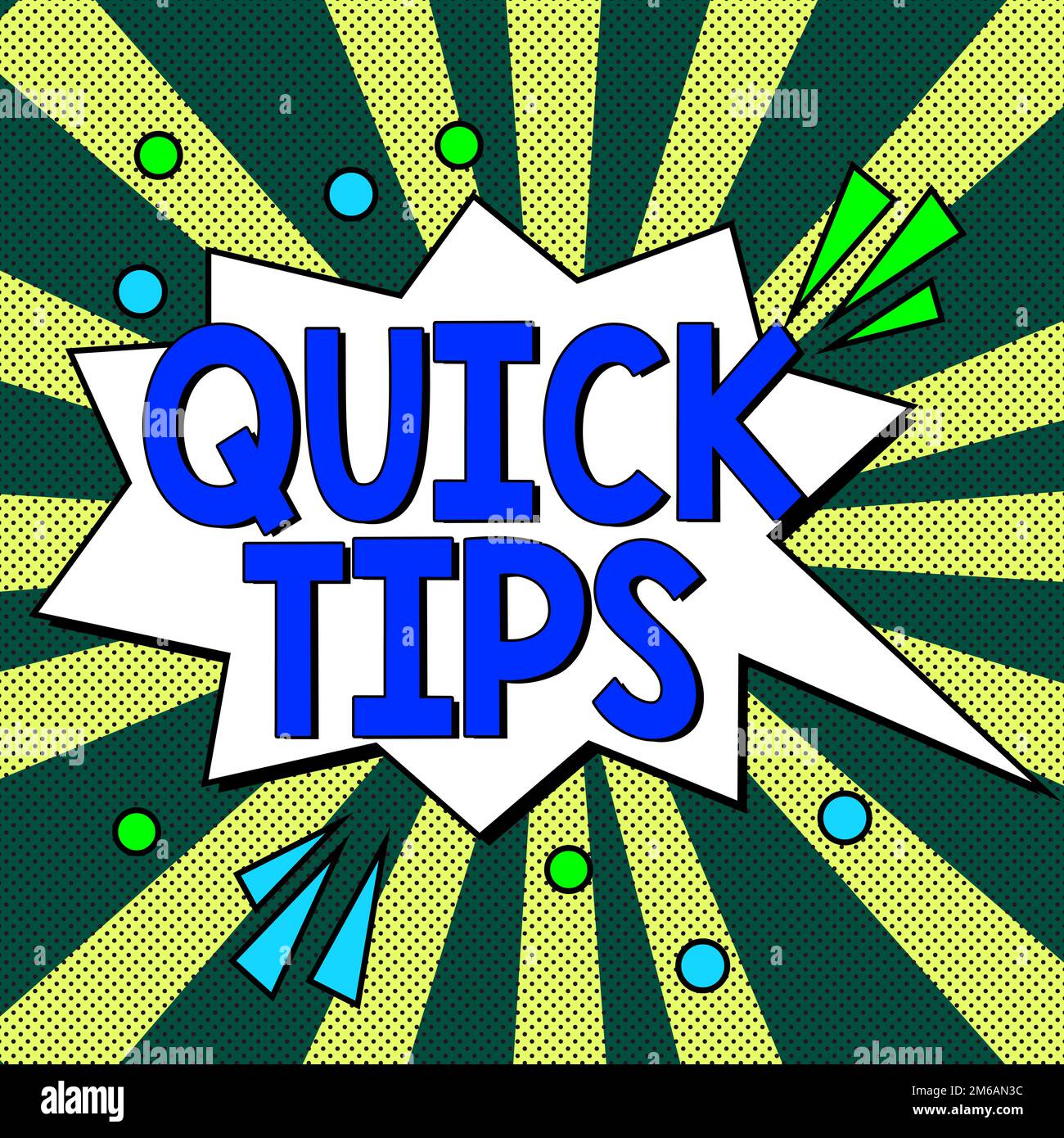 Conceptual caption Quick Tips. Business approach small but particularly ...