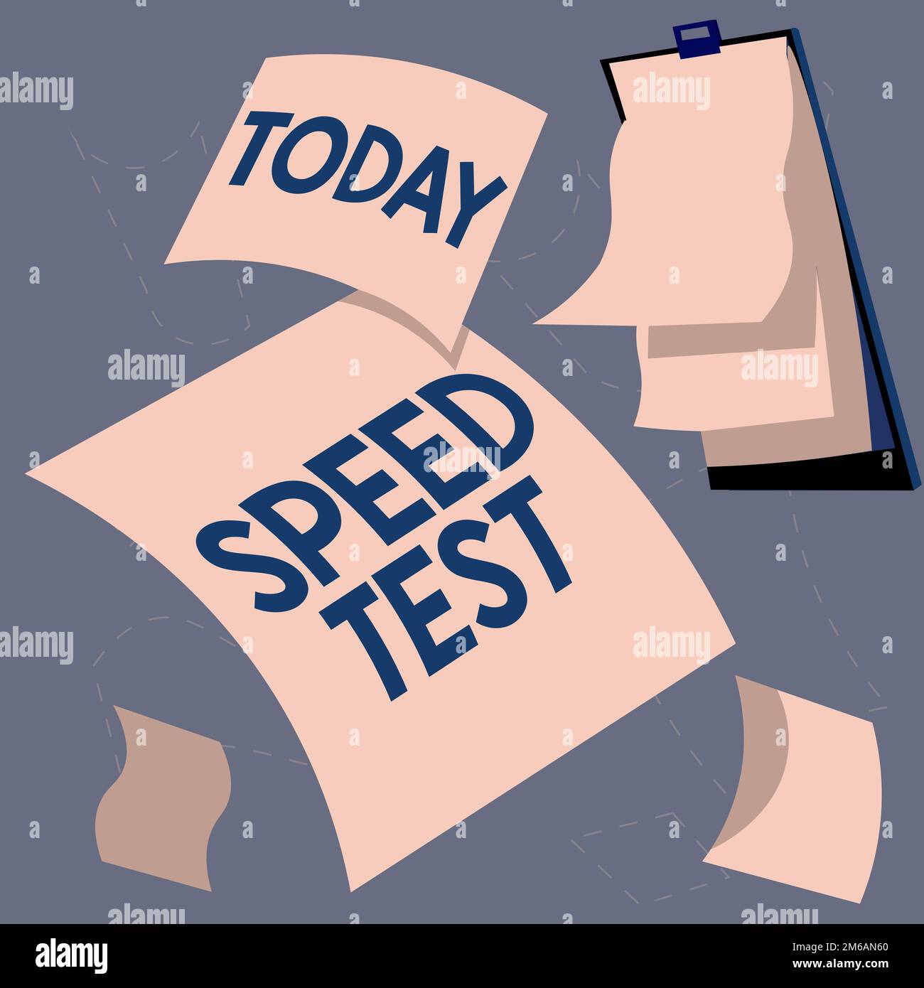 Sign displaying Speed Test. Business idea psychological test for the ...