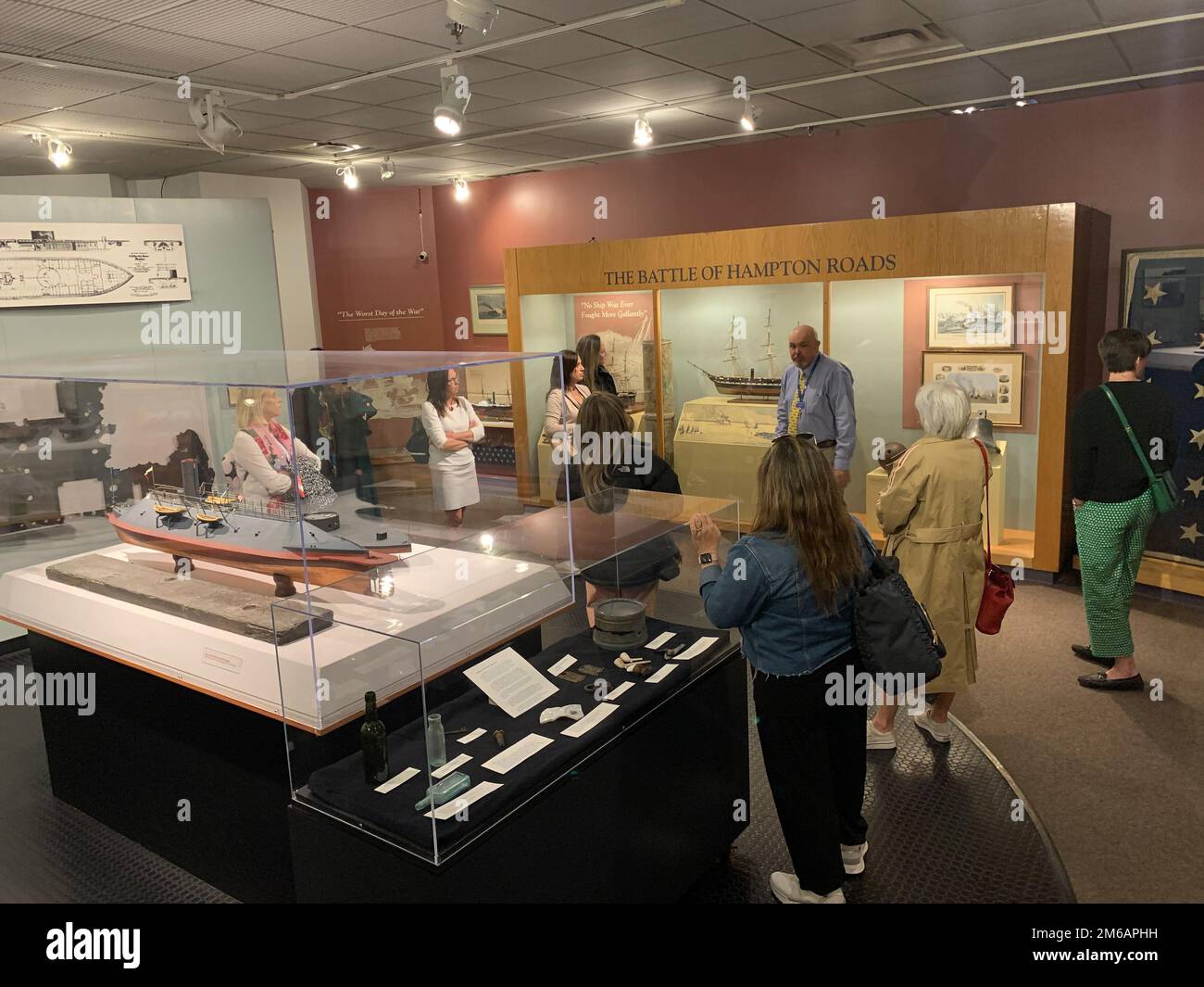 Zach Smyers, a Museum Educator at the Hampton Roads Naval Museum ...