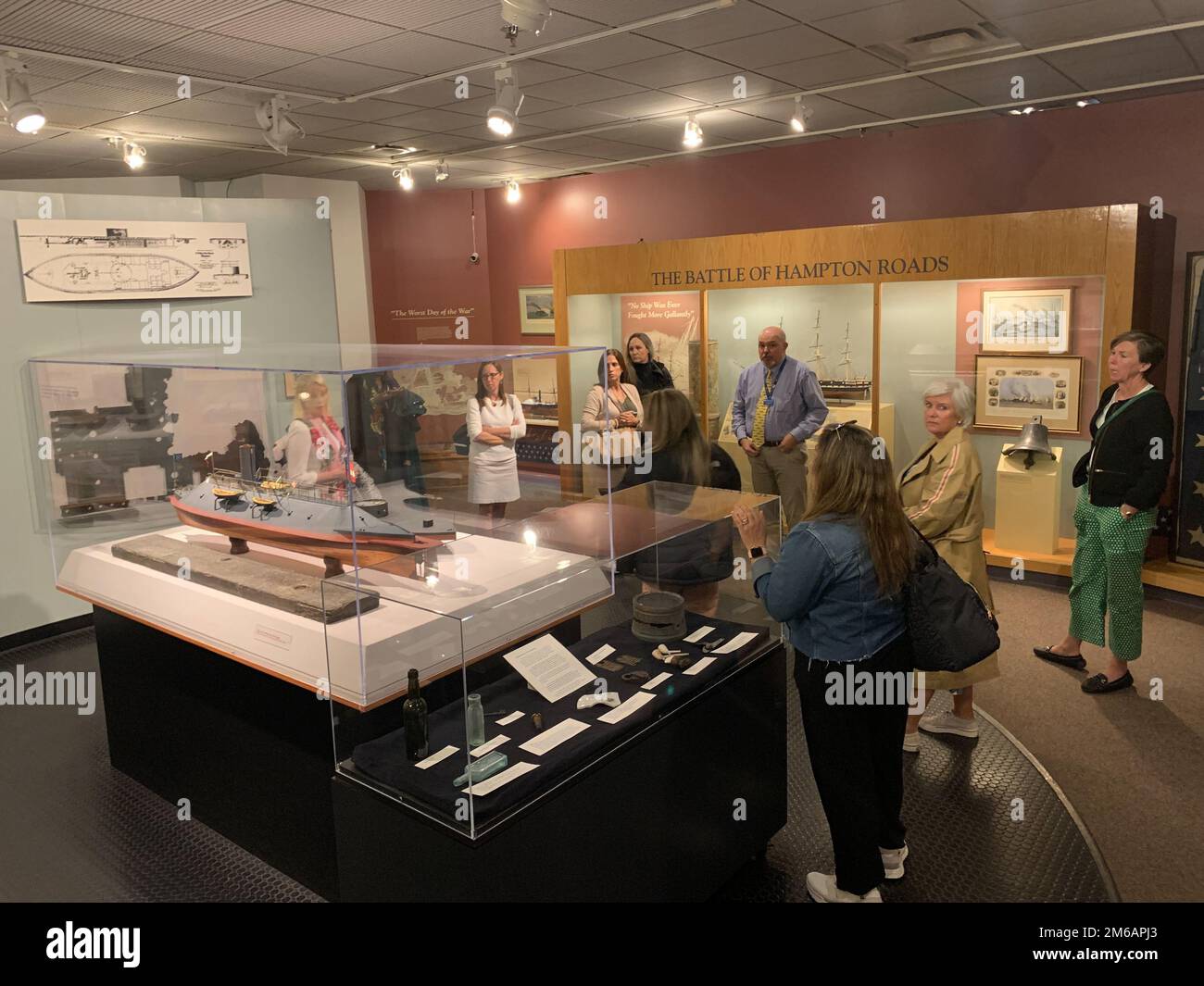 Zach Smyers, a Museum Educator at the Hampton Roads Naval Museum ...