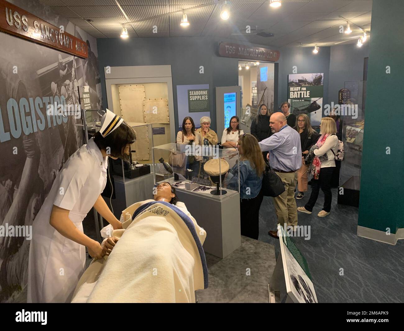 Zach Smyers, a Museum Educator at the Hampton Roads Naval Museum ...