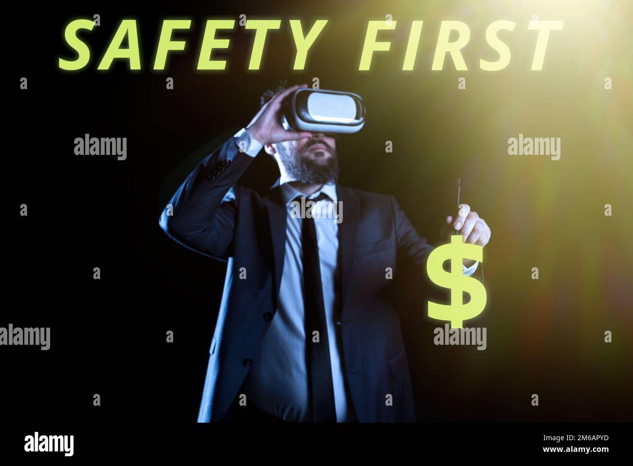 Conceptual display Safety First. Concept meaning Avoid any unnecessary ...