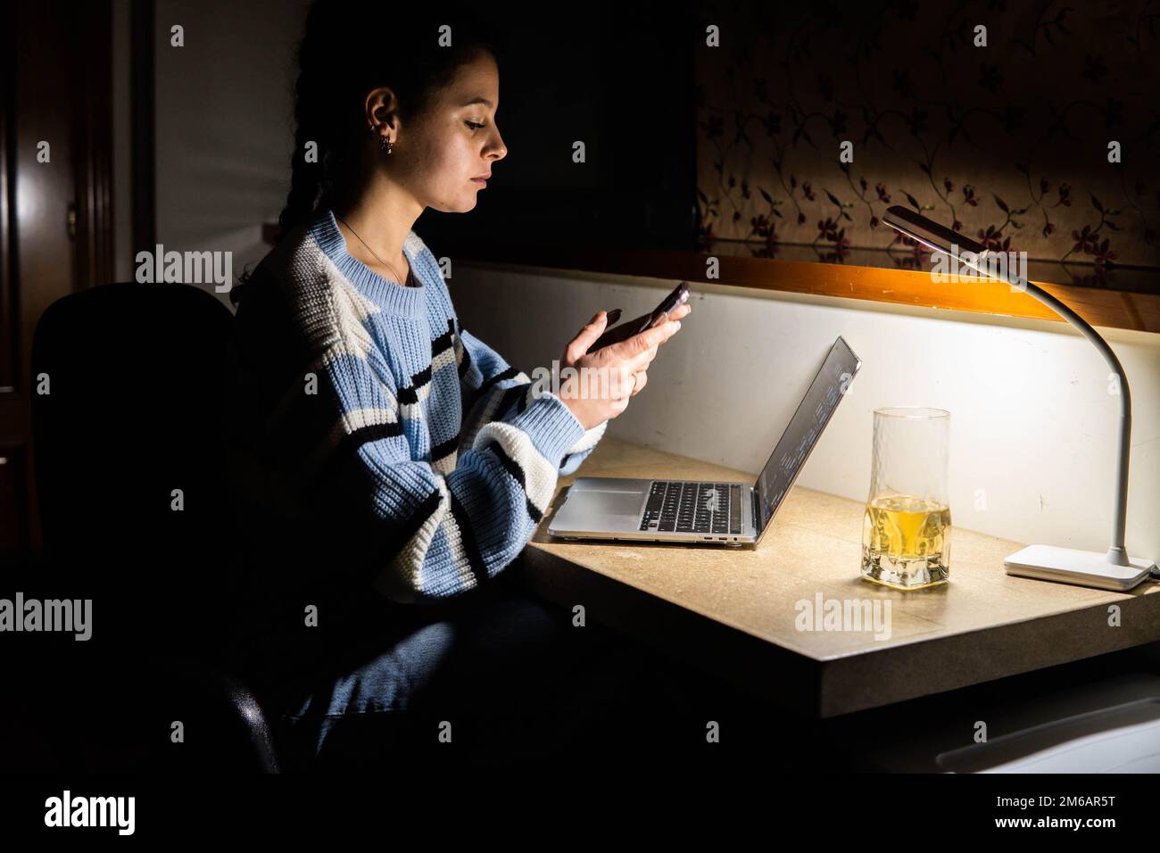 Girl working on hi-res stock photography and images - Alamy