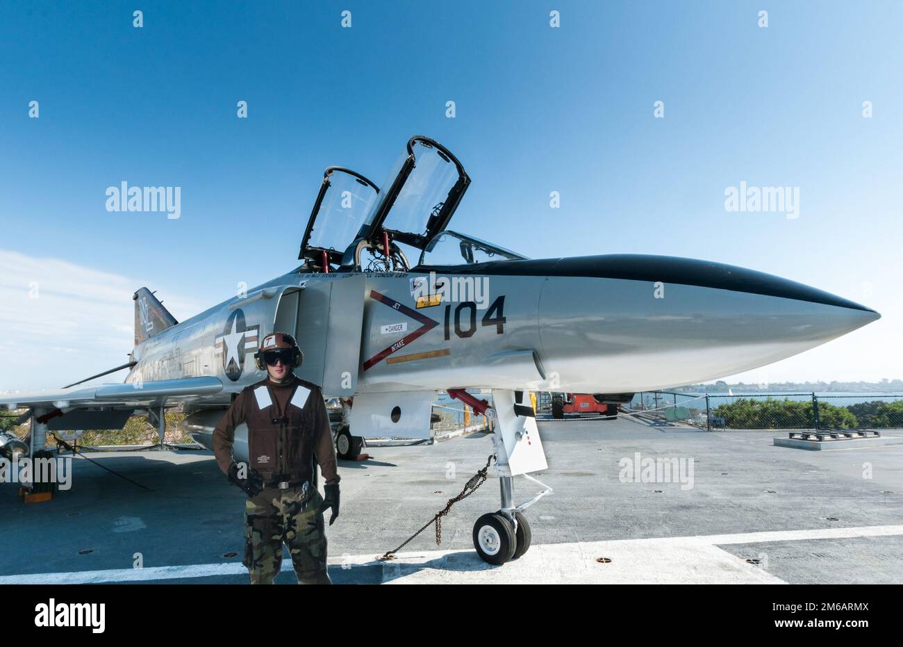 SAN DIEGO, USA - AUGUST 24:Jet 104 uss midway,2013 Stock Photo - Alamy