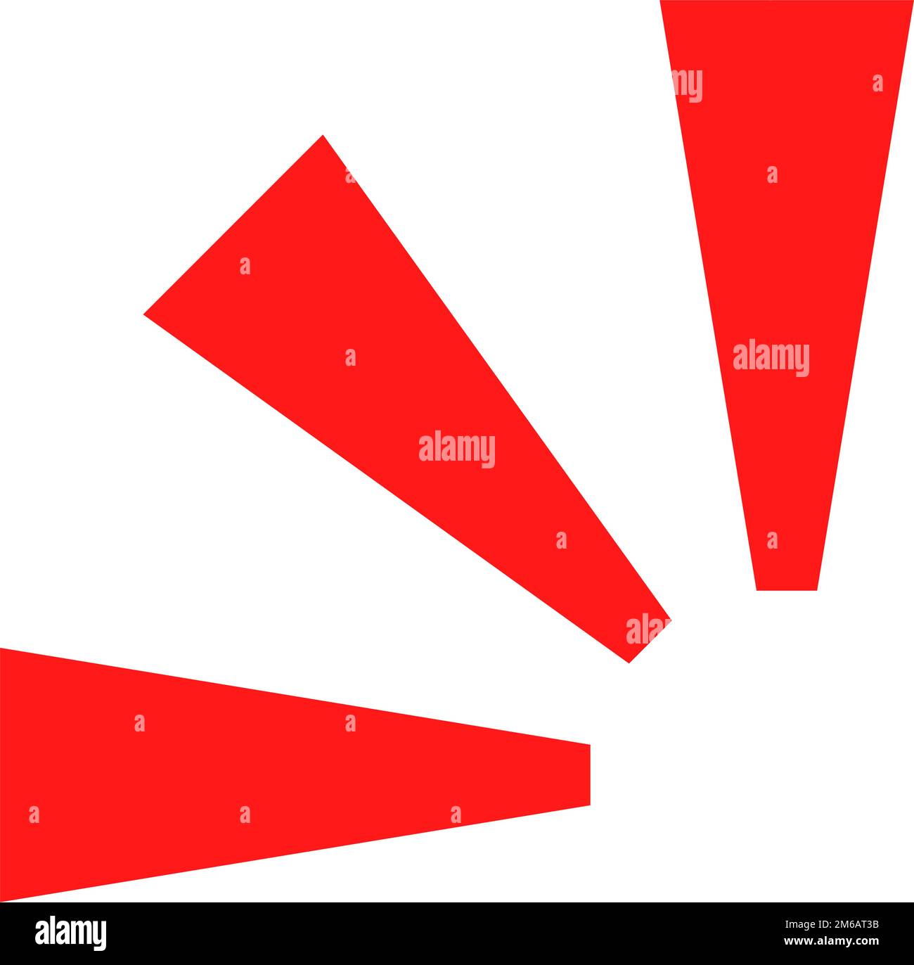 Emphasis or impact. Surprise mark. Editable vector Stock Vector Image ...