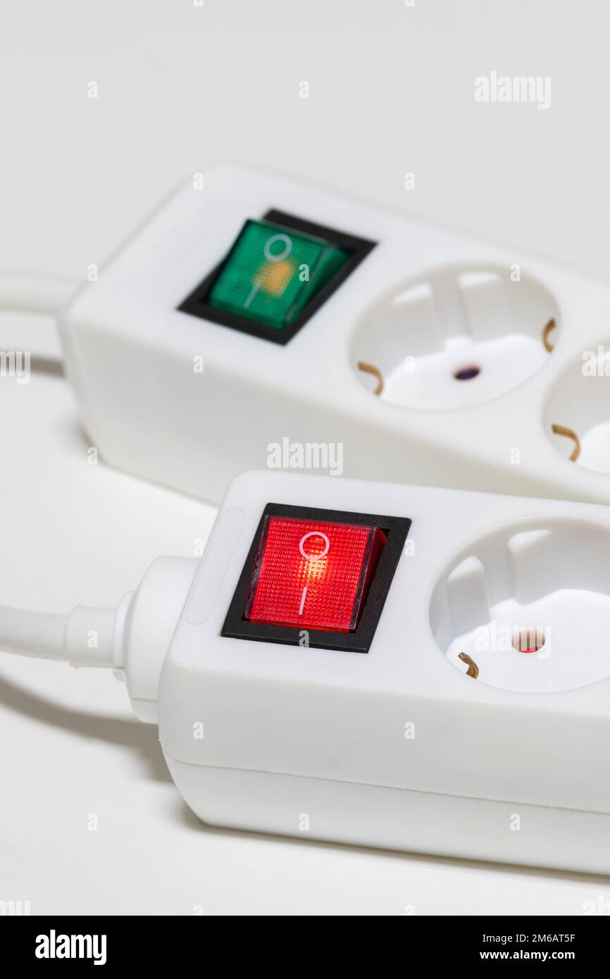 Socket strips for connecting electrical devices, power outlet strip ...